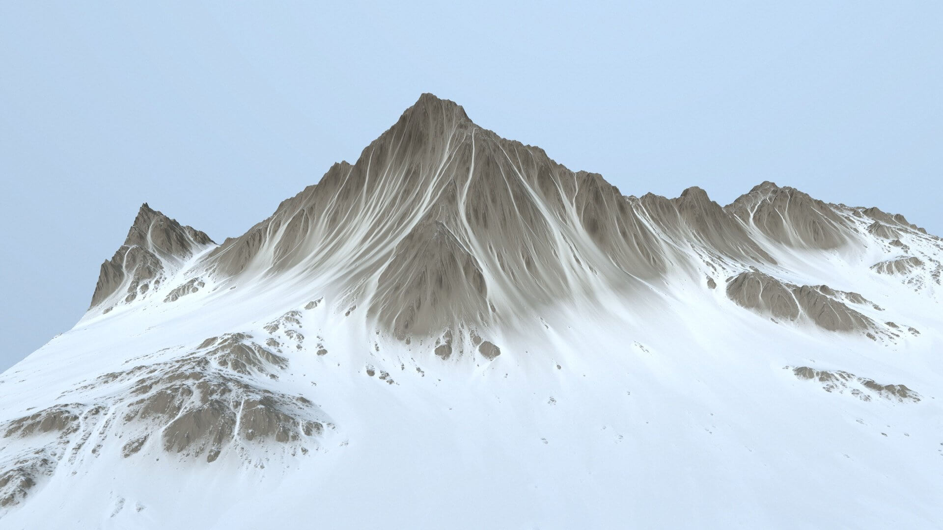 Snow Mountain - 3D Model by Gizem Dilara Tek