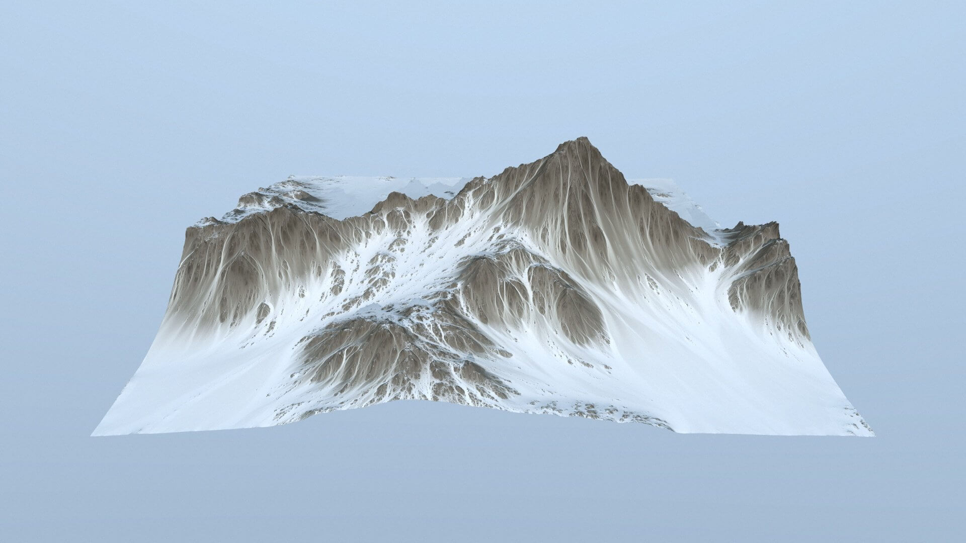 Snow Mountain - 3D Model by Gizem Dilara Tek