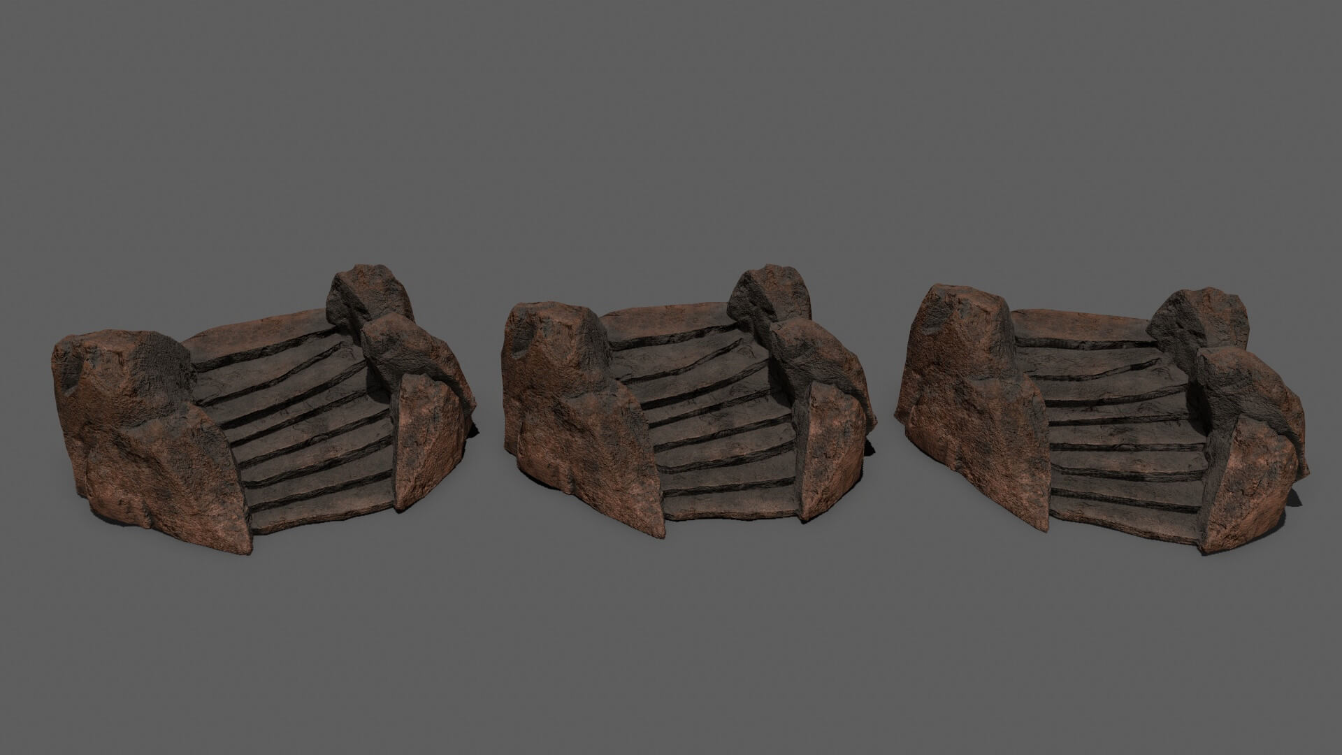 Stone Staircase - 3D Model by Gizem Dilara Tek