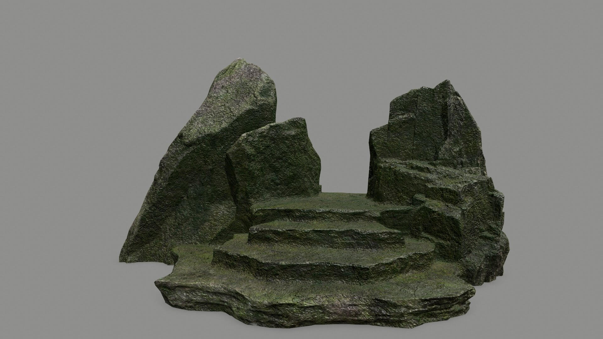 Stone Staircase - 3D Model by Gizem Dilara Tek