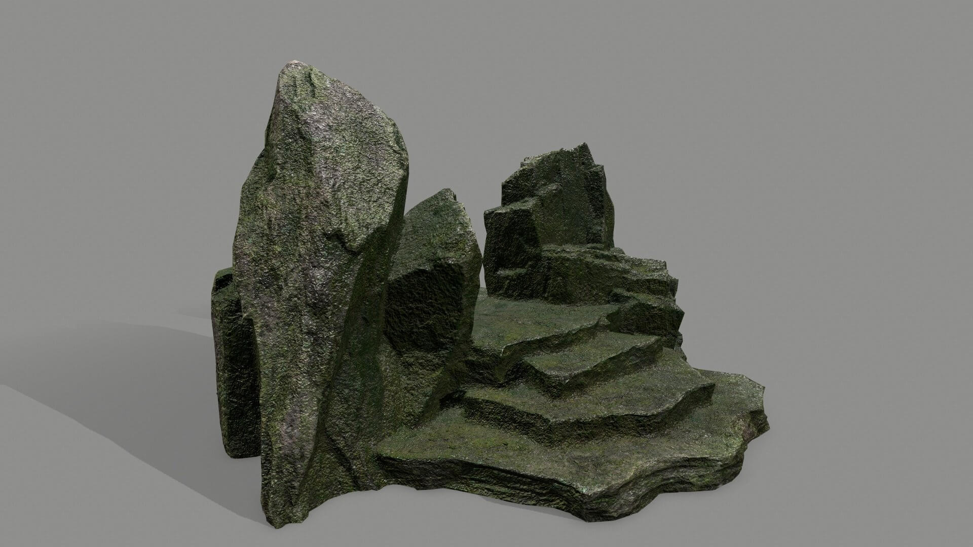Stone Staircase - 3D Model by Gizem Dilara Tek