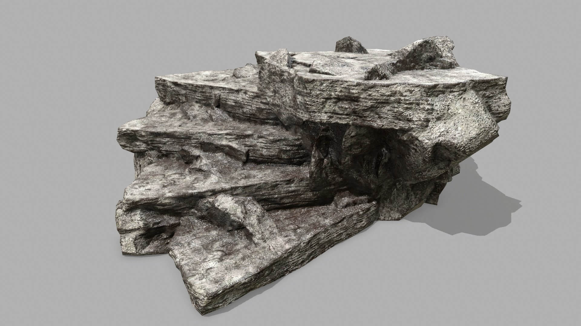 Stone Staircase - 3D Model by Gizem Dilara Tek