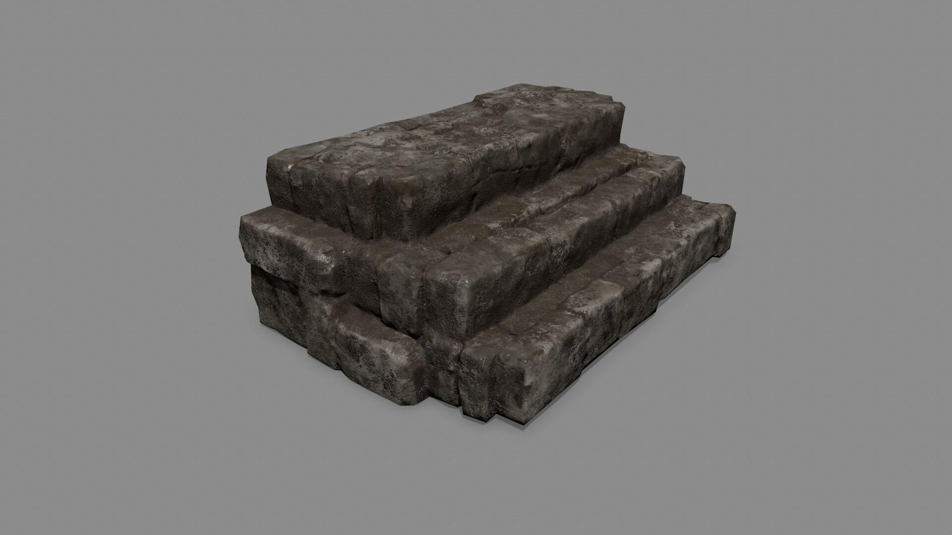 Stone Wall Set - 3D Model by Gizem Dilara Tek