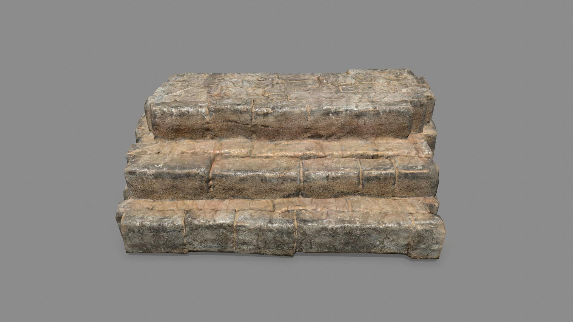 Stone Wall Set - 3D Model by Gizem Dilara Tek