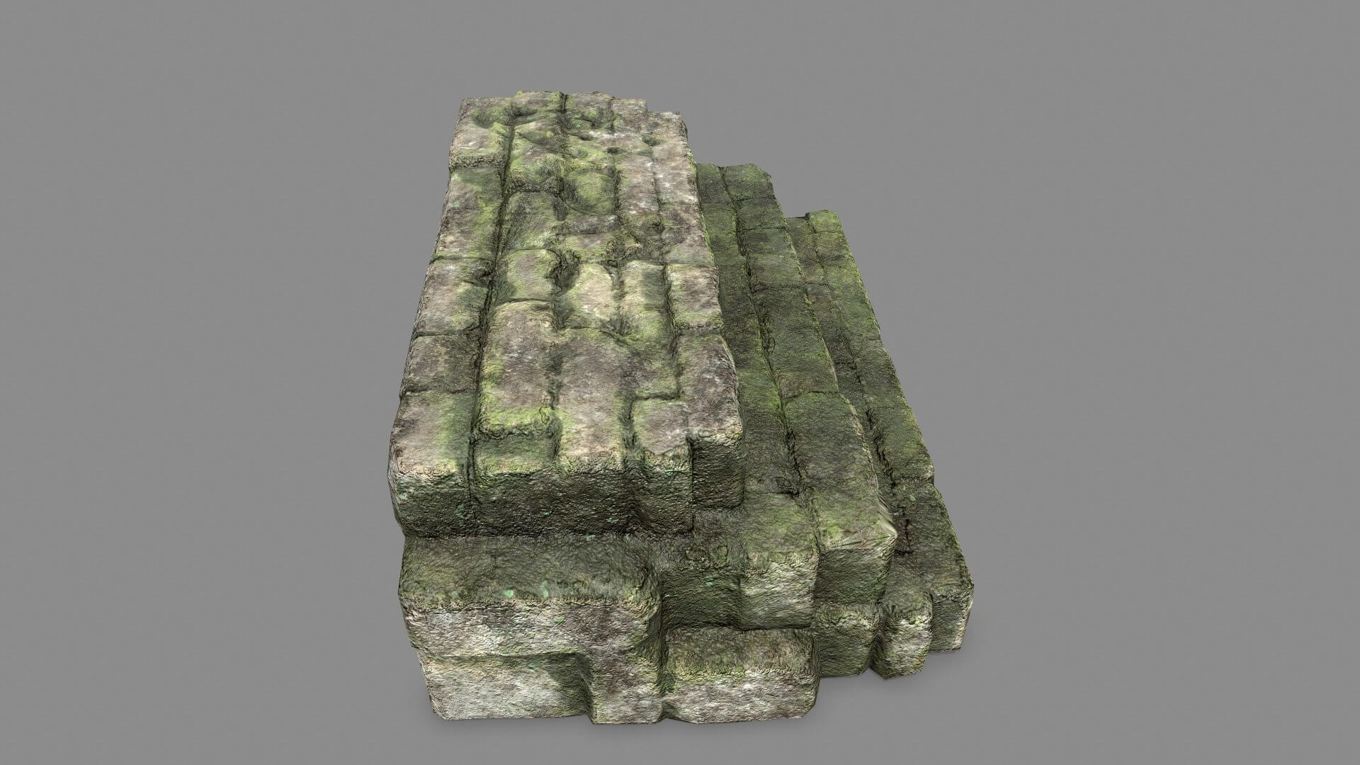 Stone Wall Set - 3D Model by Gizem Dilara Tek
