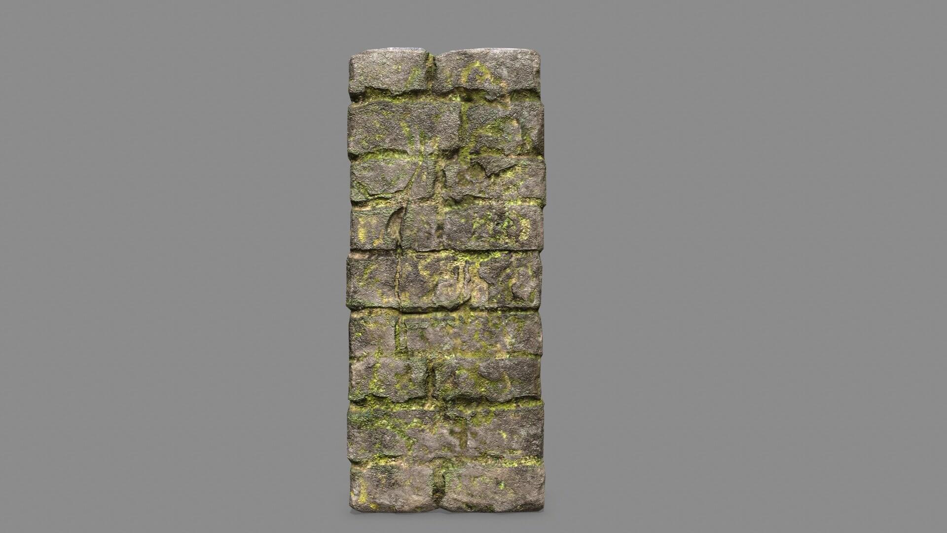 Stone Wall Set - 3D Model by Gizem Dilara Tek