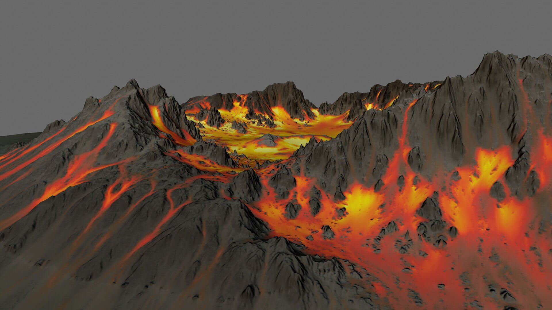 Volcano - 3D Model by Gizem Dilara Tek