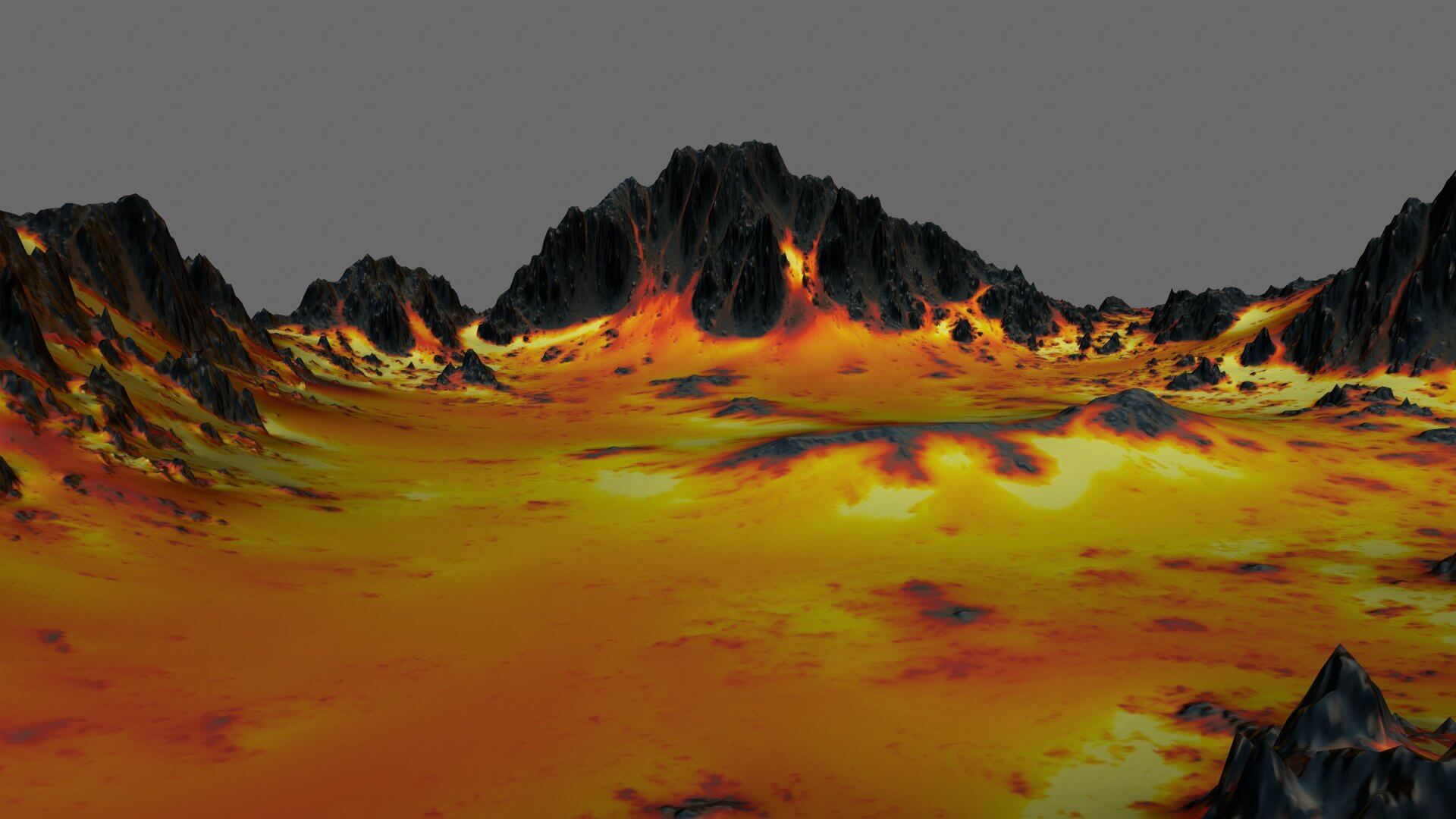 Volcano - 3D Model by Gizem Dilara Tek