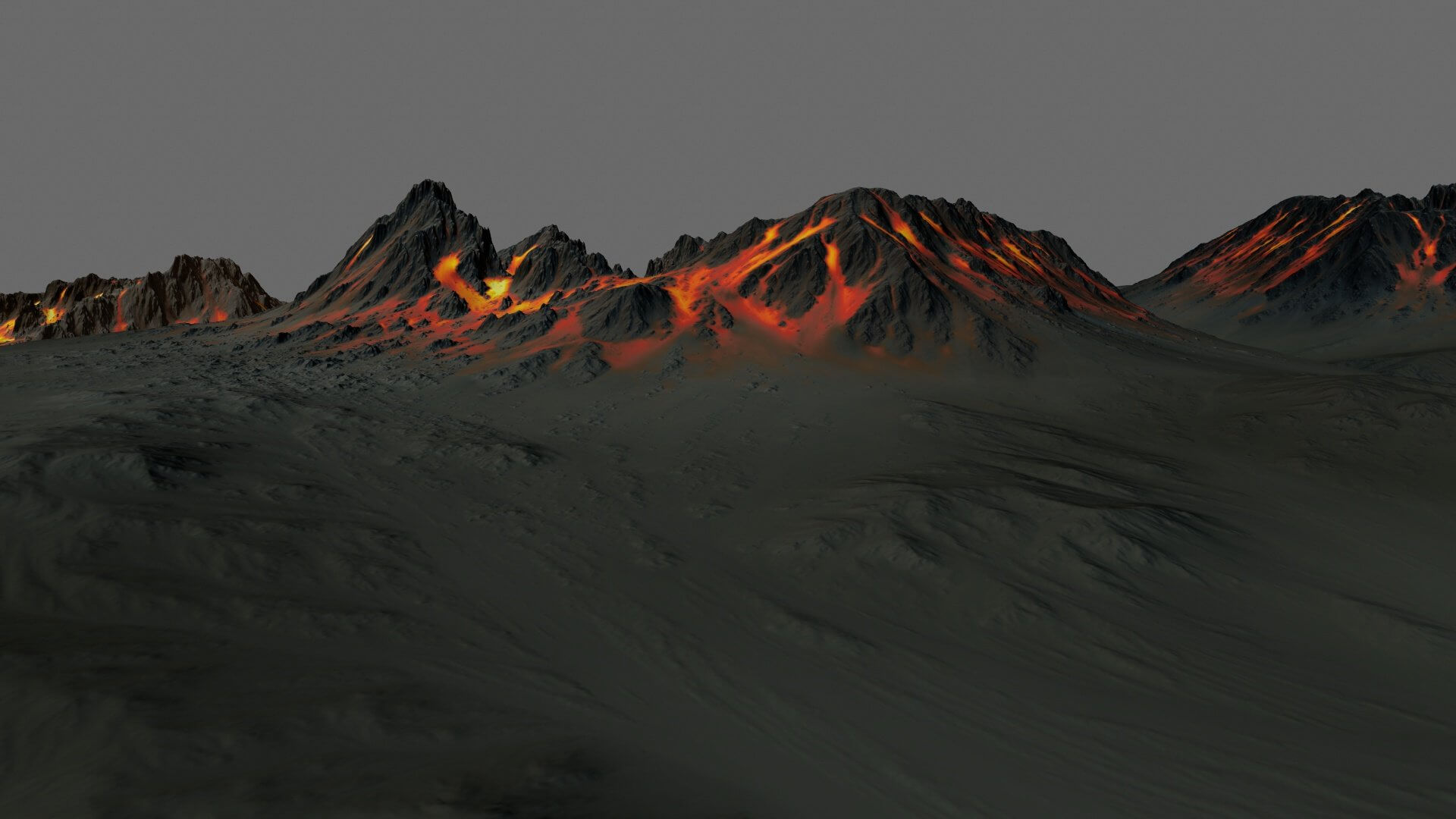 Volcano - 3D Model by Gizem Dilara Tek