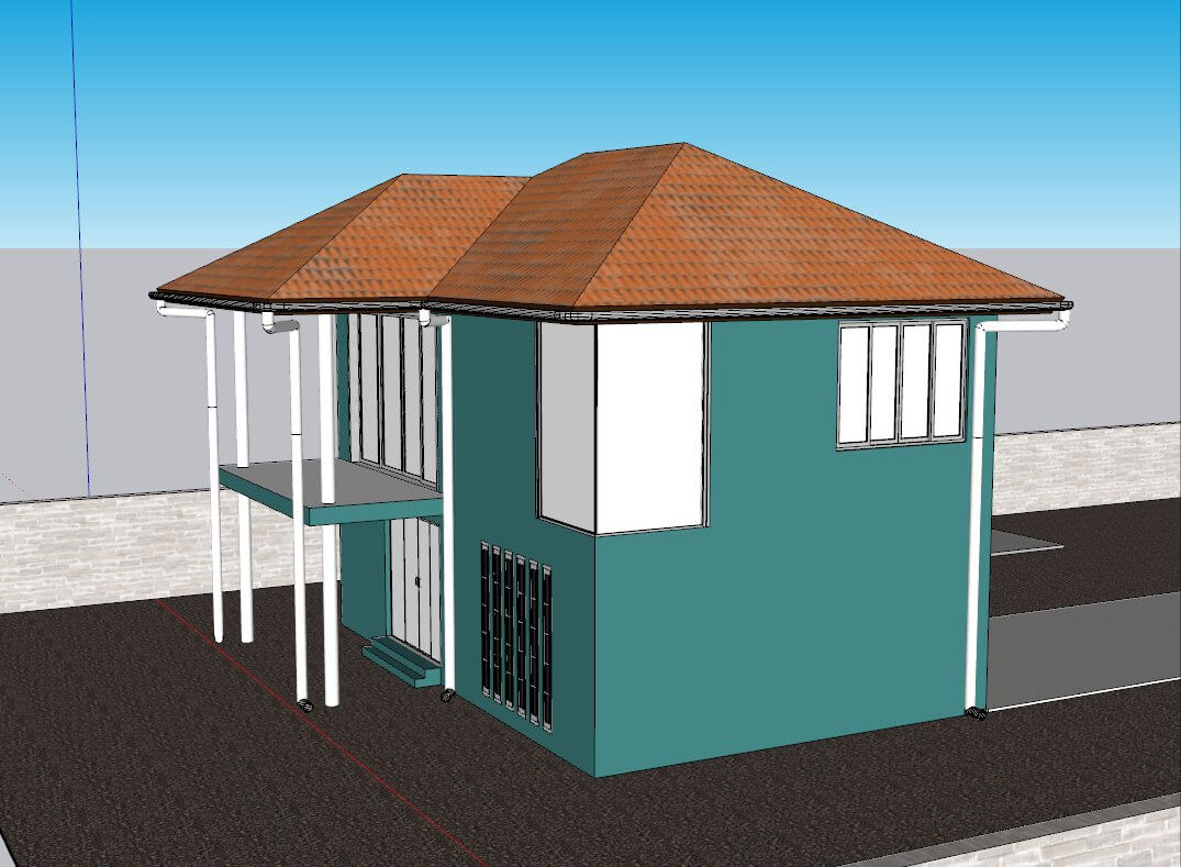 Loft Style House - 3D Model by Gjprojetos