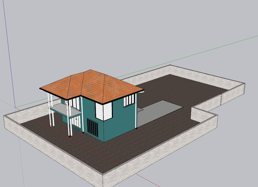 Loft Style House - 3D Model by Gjprojetos
