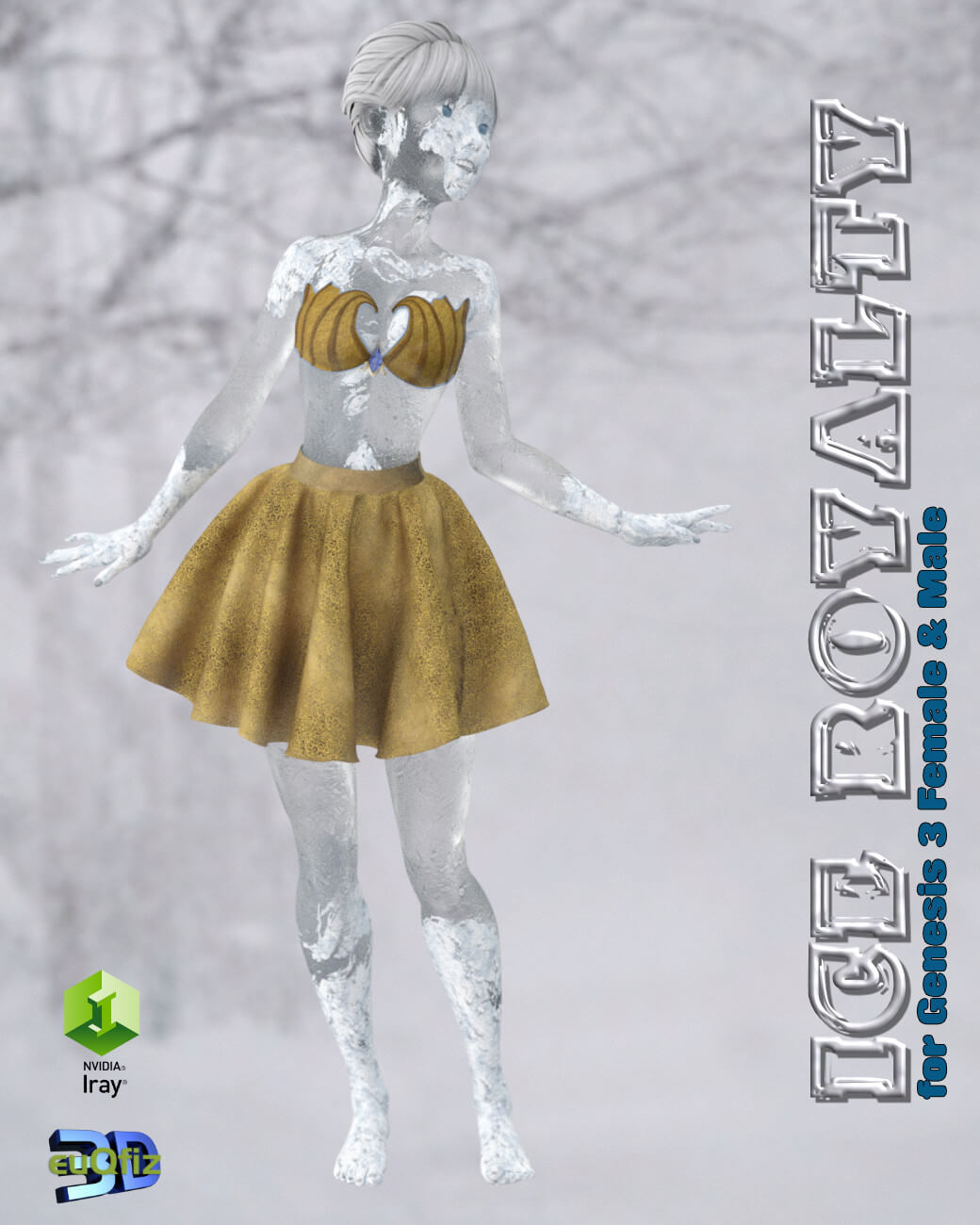 Ice Royalty Textures for Genesis 3 Male and Female - Daz Content by ...