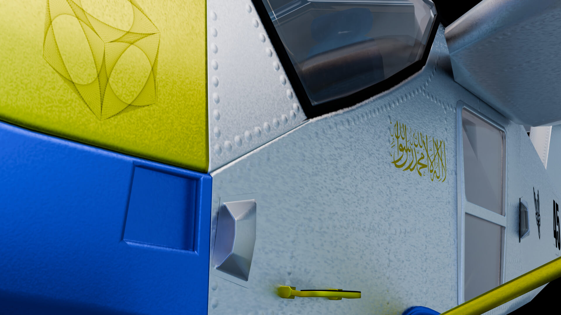 Mushak MFI-17 Safari Medium Poly Game-Ready 3D Model by glasschakotra