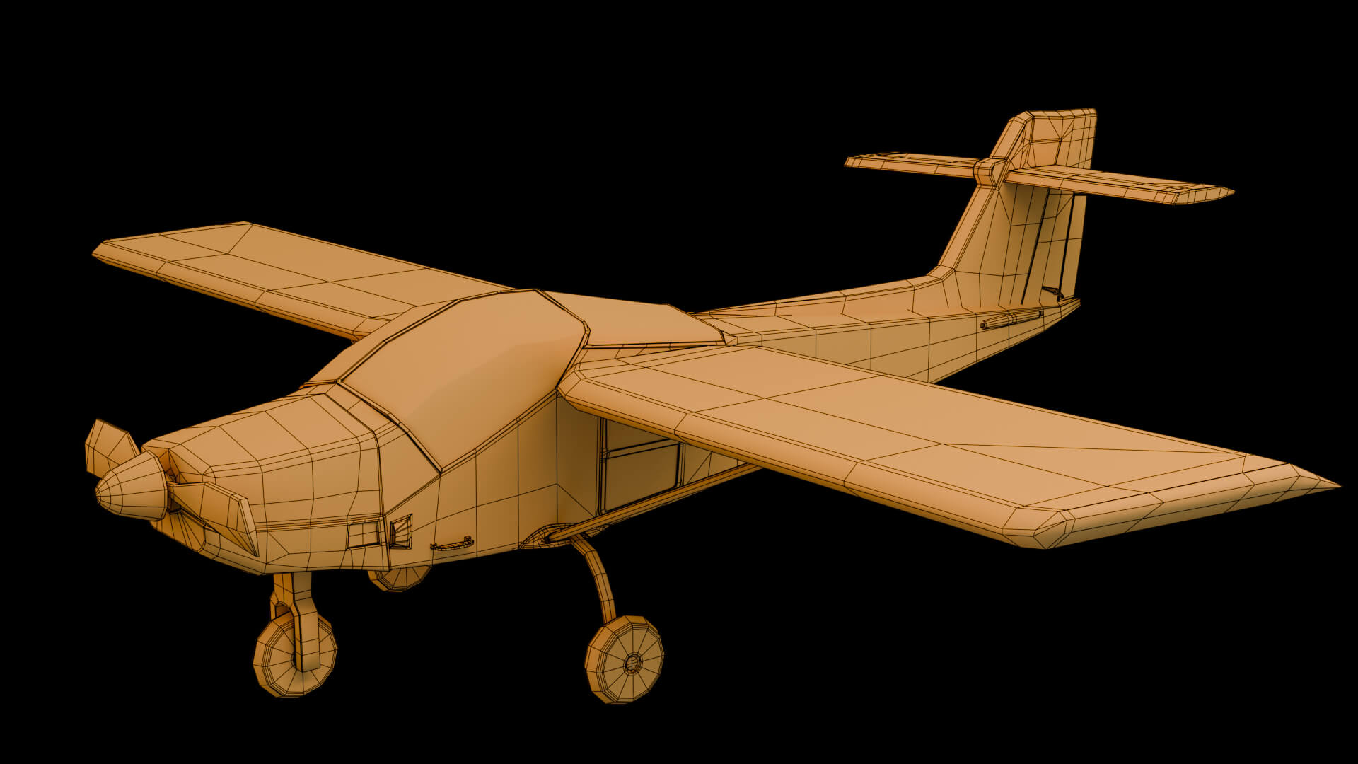 Mushak MFI-17 Safari Medium Poly Game-Ready 3D Model by glasschakotra