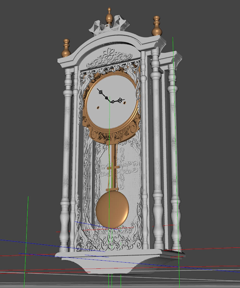 Classic Wall Clock - 3D Model by GMArtworks