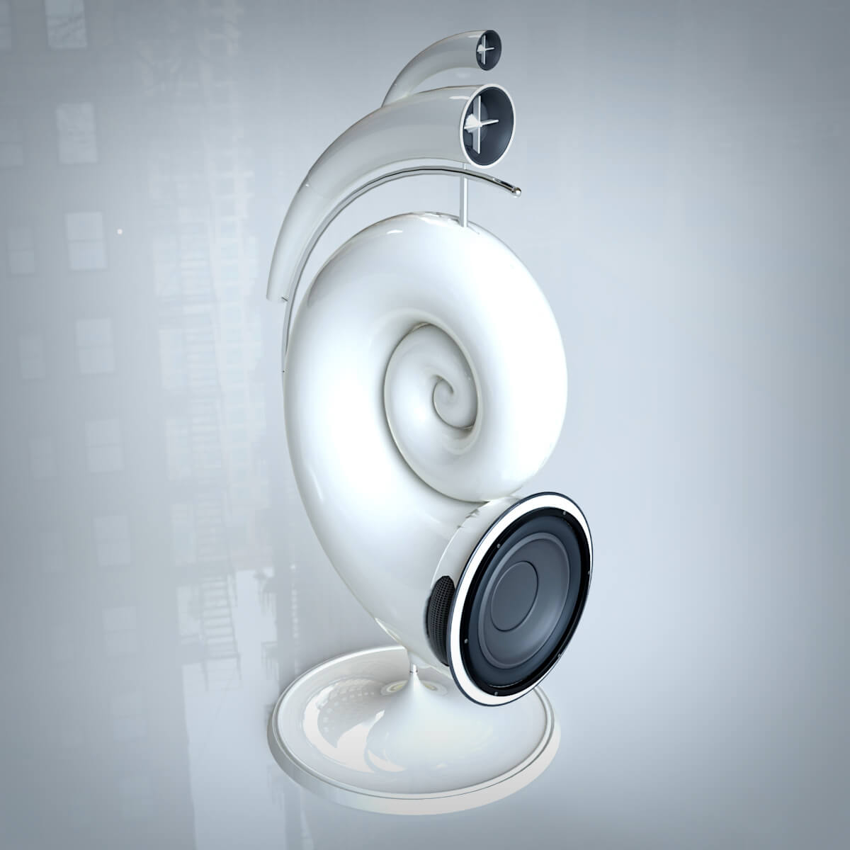 Conch Shell Speaker - Daz Content by GMArtworks