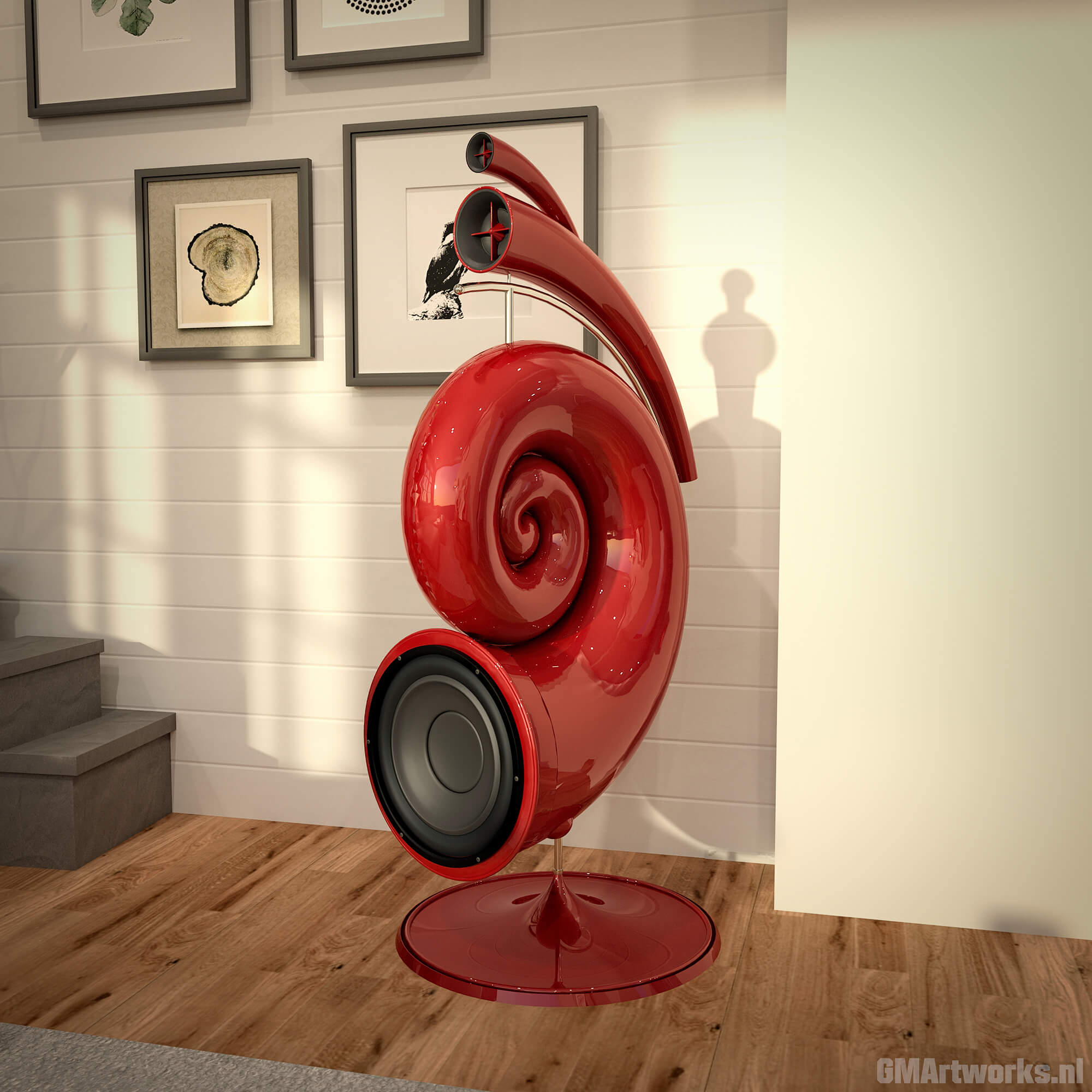 Conch Shell Speaker - Daz Content by GMArtworks
