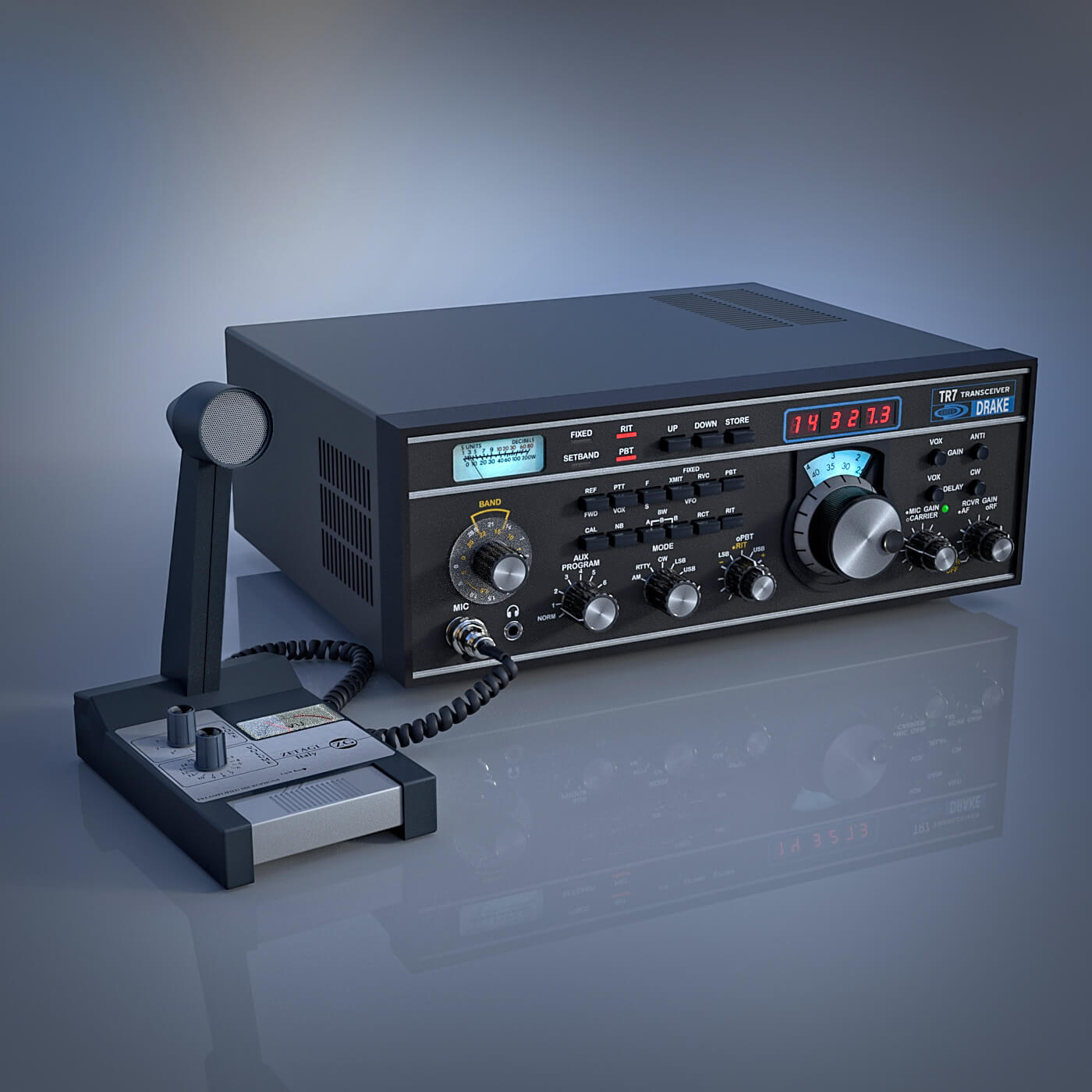 Drake R7 CB-Ham Radio Daz Content by GMArtworks