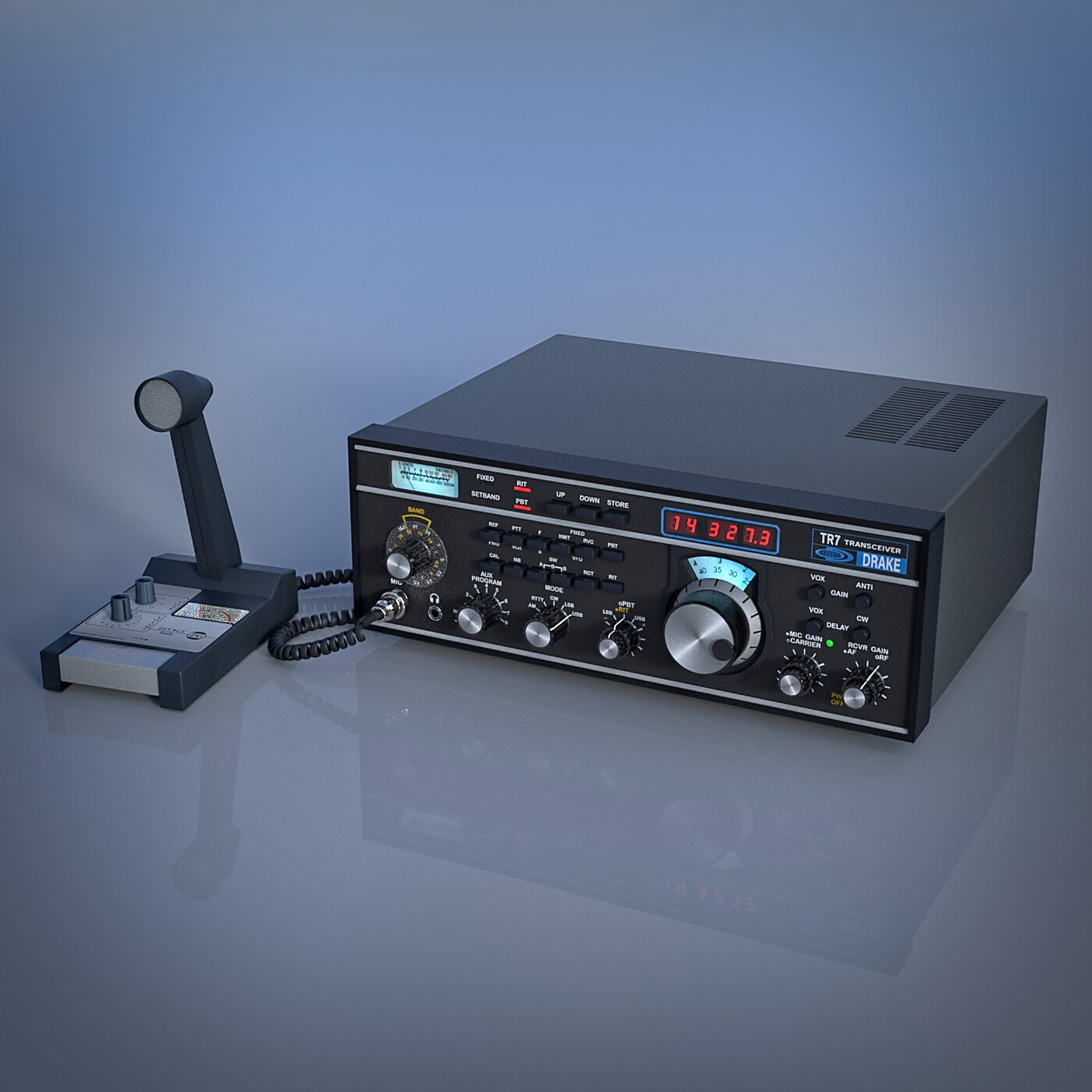 Drake R7 CB-Ham Radio Daz Content by GMArtworks