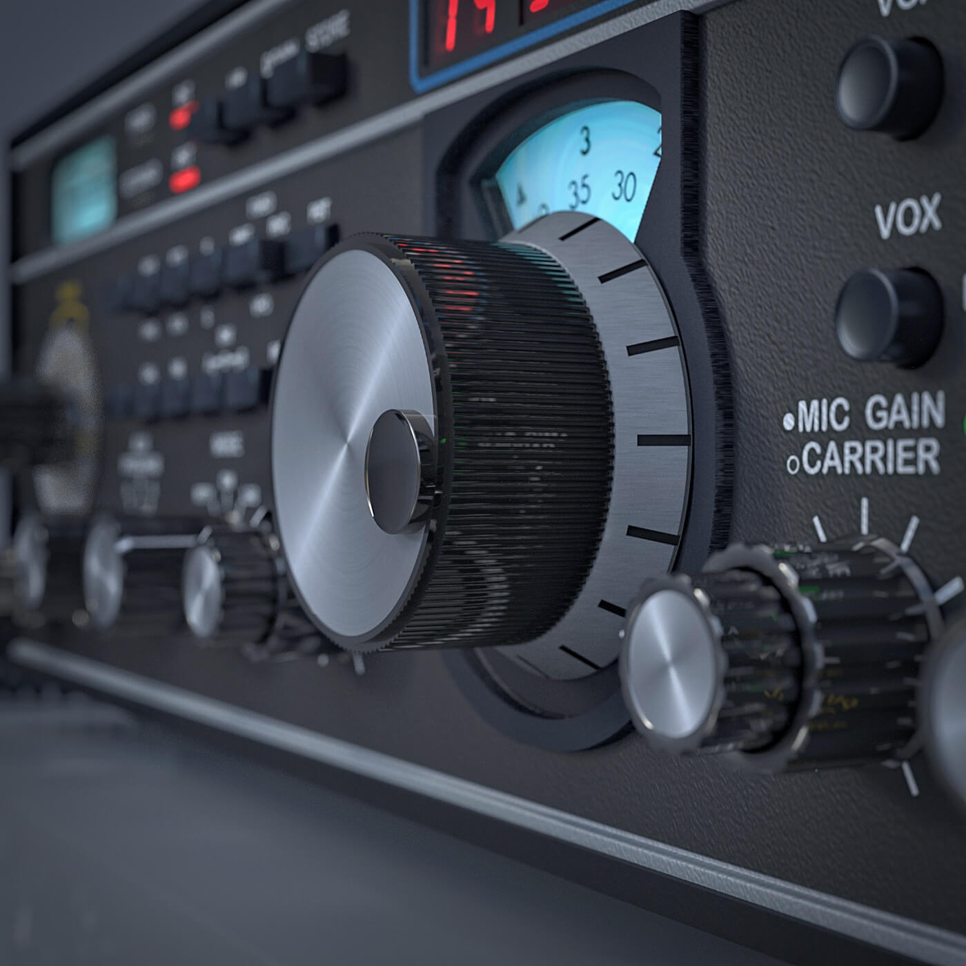 Drake R7 CB-Ham Radio Daz Content by GMArtworks