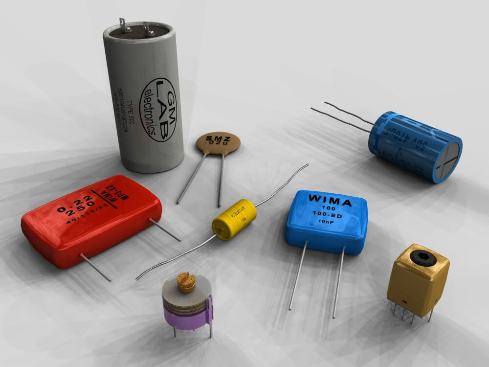 Electronic Capacitor (Bryce 7 Model) - 3D Model by GMArtworks