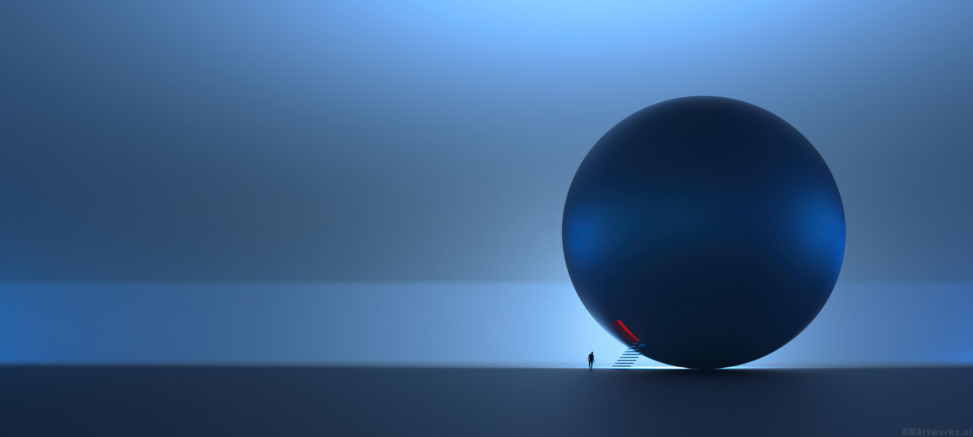 Another World 3D Render, Digital Art by GMArtworks