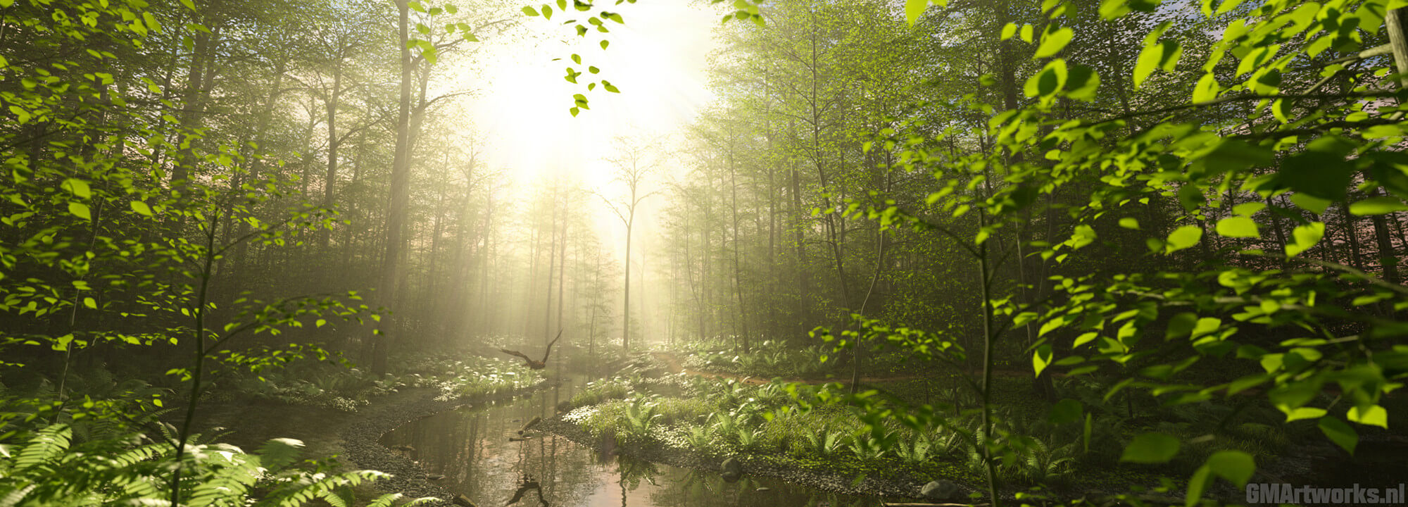 Dawn 3D Render, Digital Art by GMArtworks