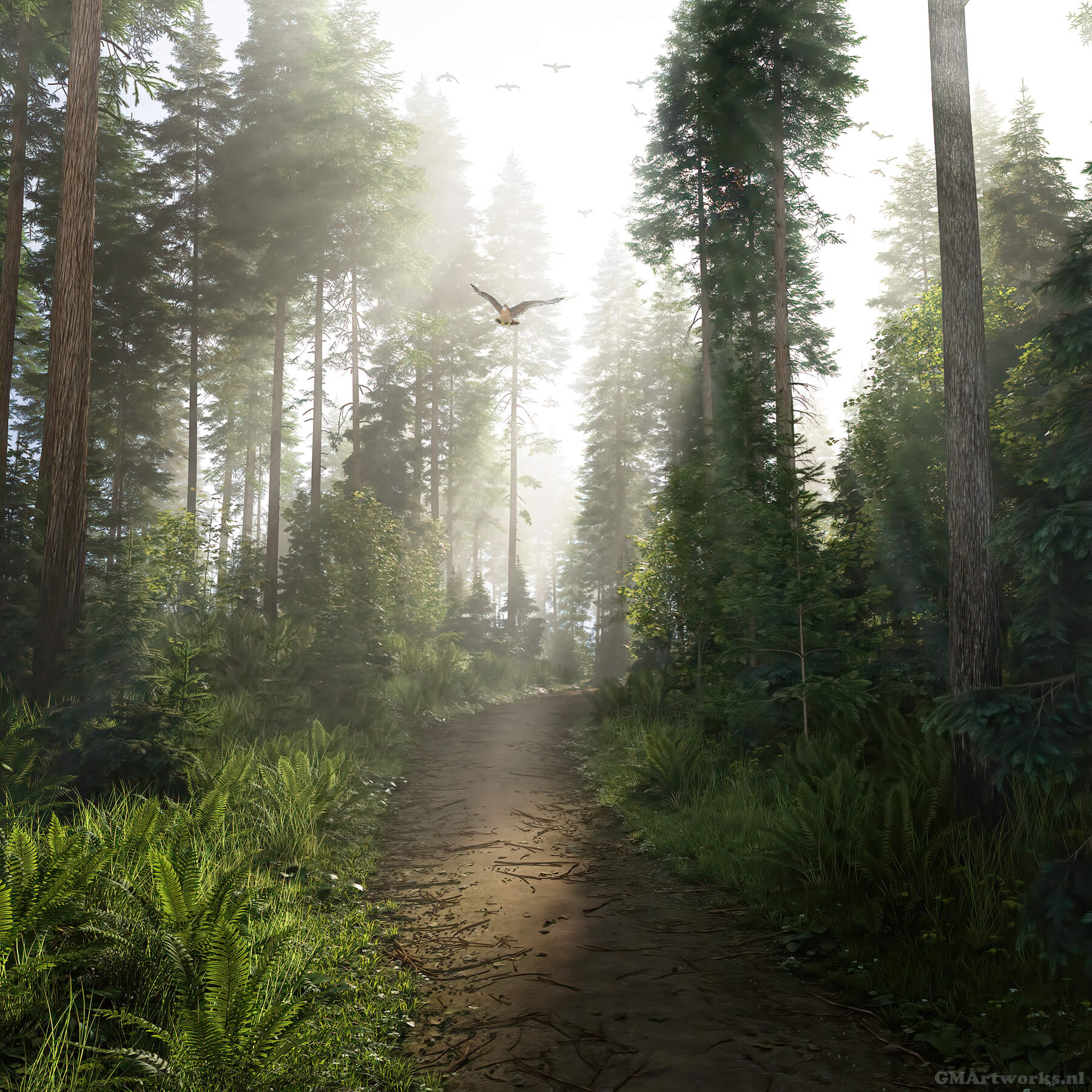 Dream Forest 3D Render | RenderHub Gallery