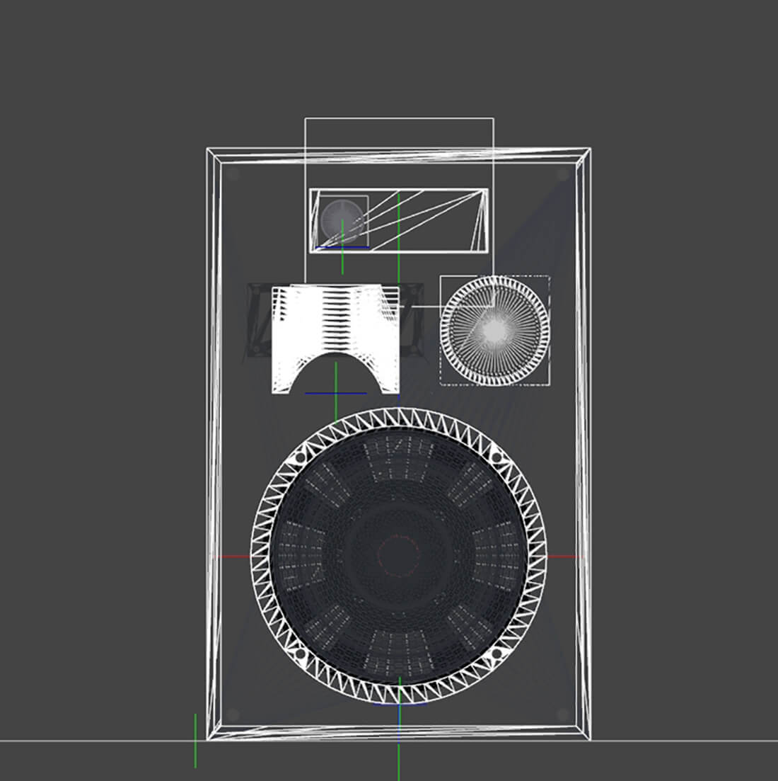 Jamo Power 160R Speakers 3D Render, Digital Art by GMArtworks