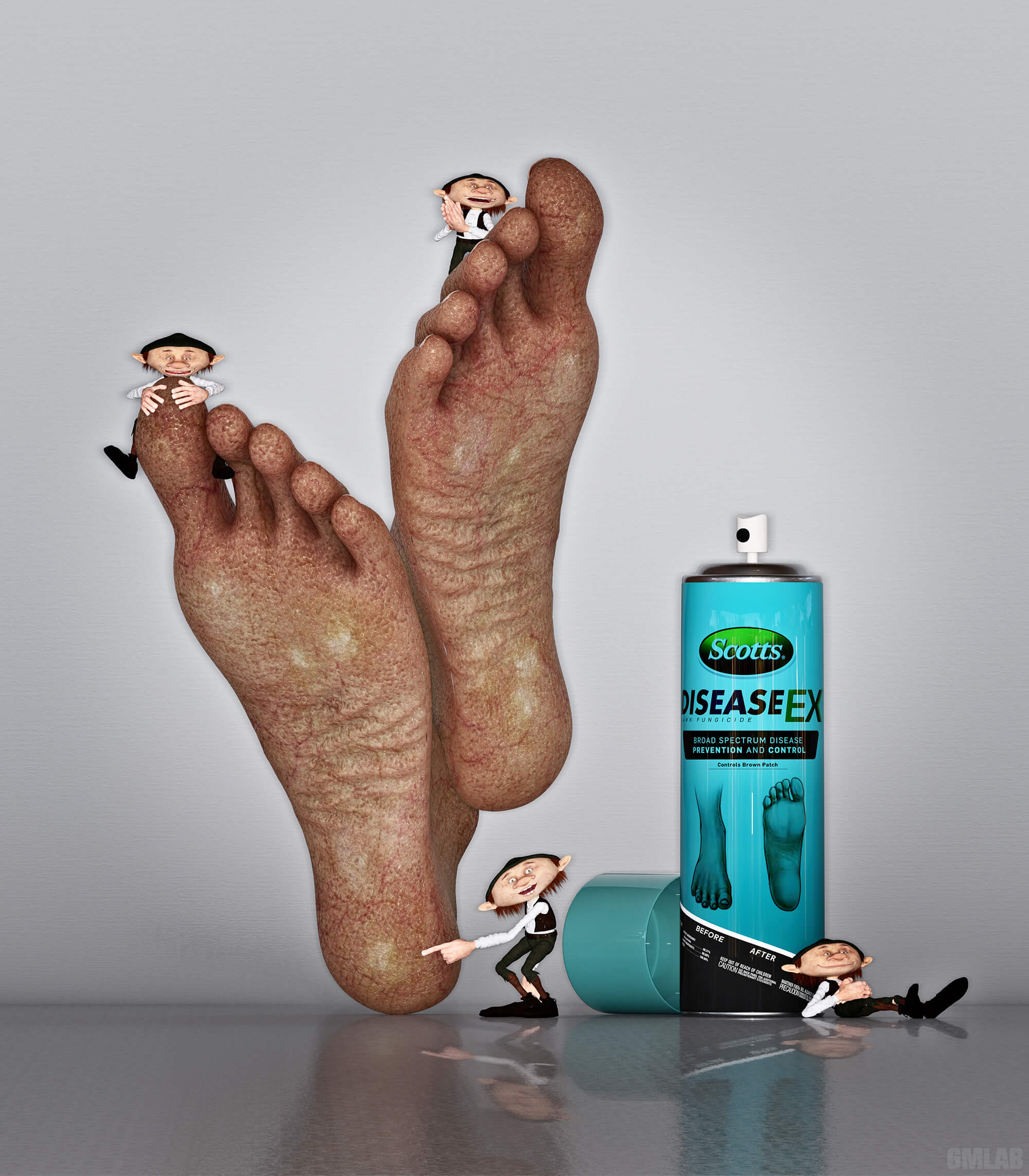 Suffer from athlete's foot? 3D Render | RenderHub Gallery