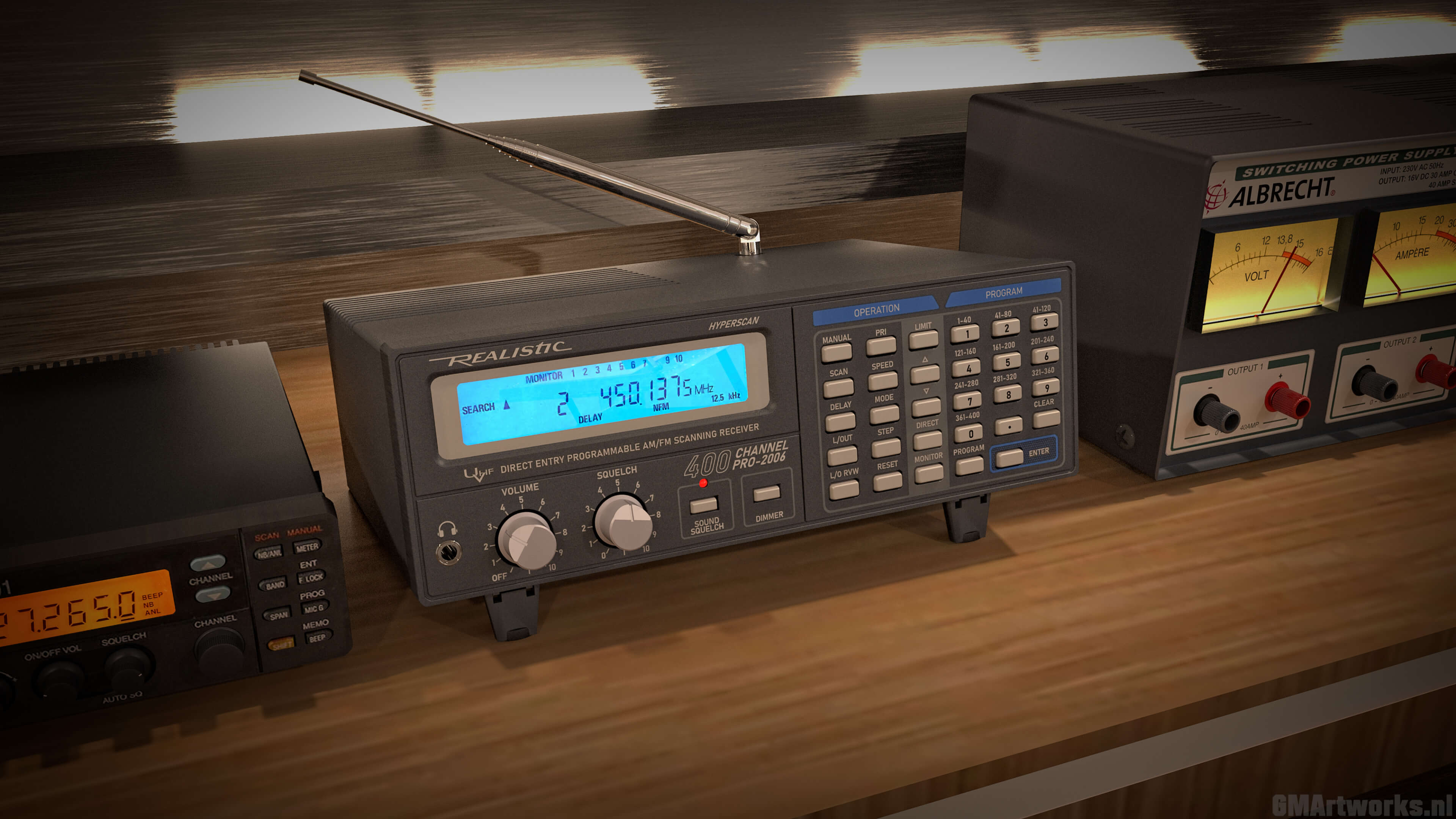 The Realistic Pro-2006 Scanner 3D Render by GMArtworks