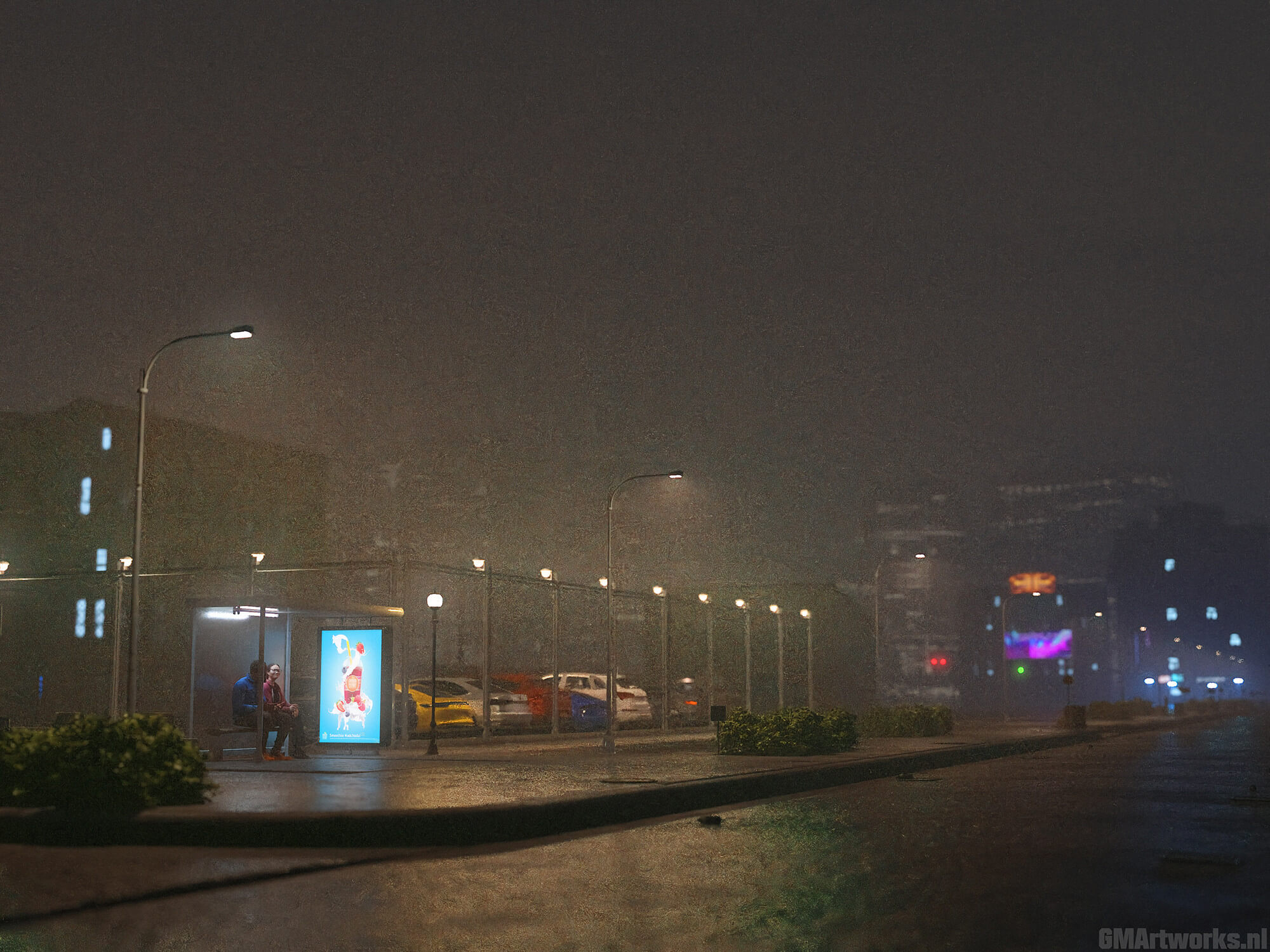 Urban Street 5 3D Render | RenderHub Gallery