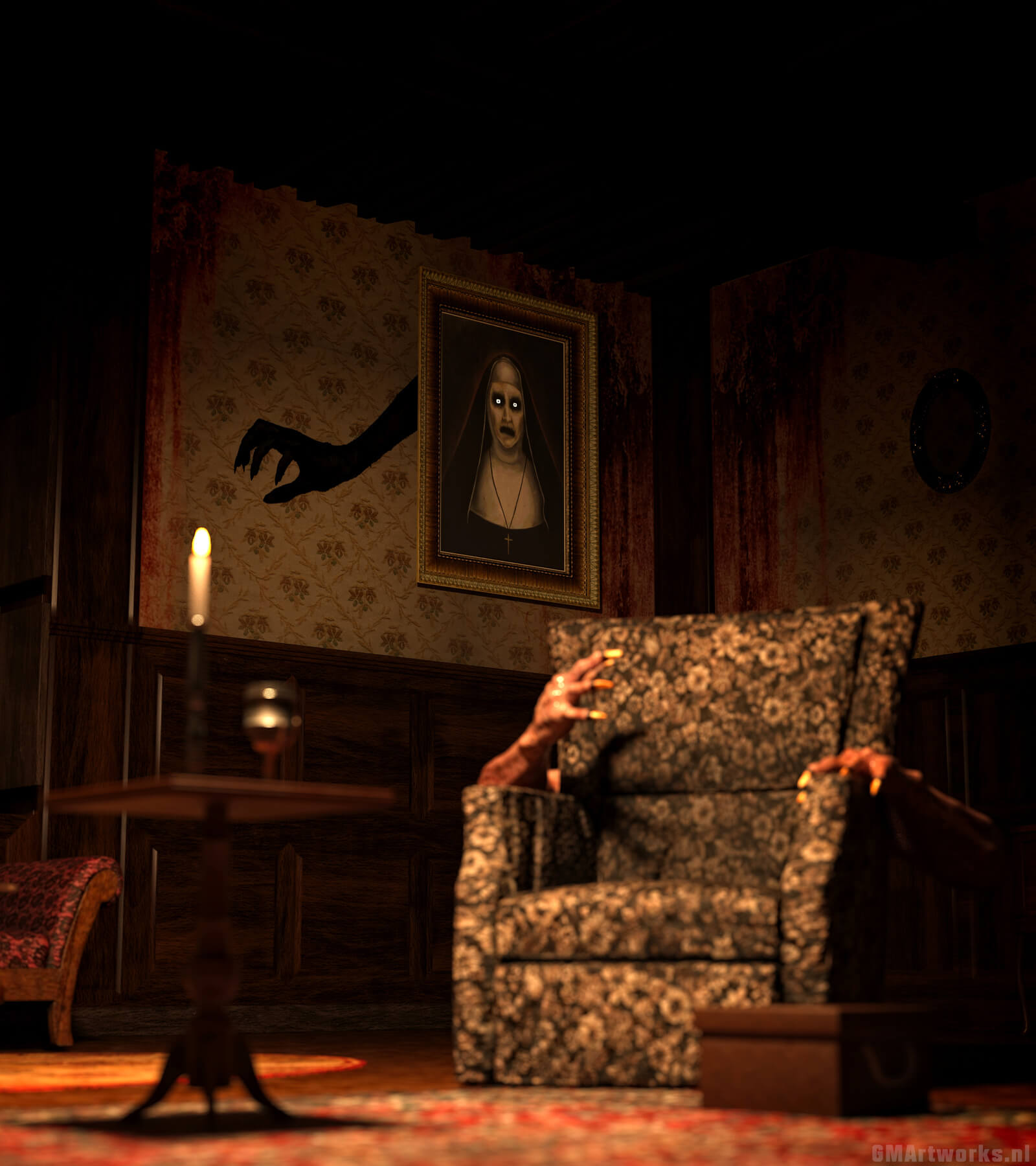 Valak 3D Render, Digital Art by GMArtworks