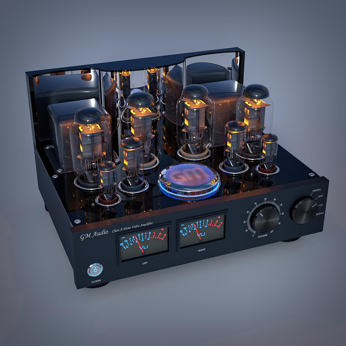 GM Audio Class a Home Valve Amplifier - Daz Content by GMArtworks