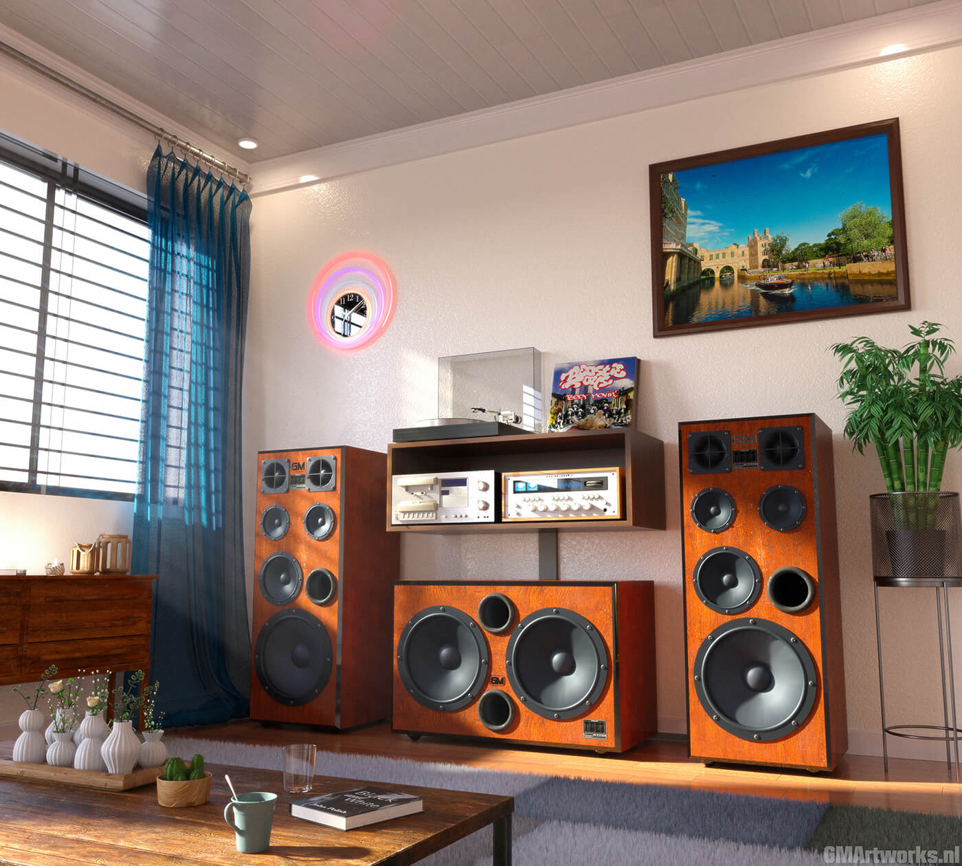 GM Speaker Set - 3D Model by GMArtworks