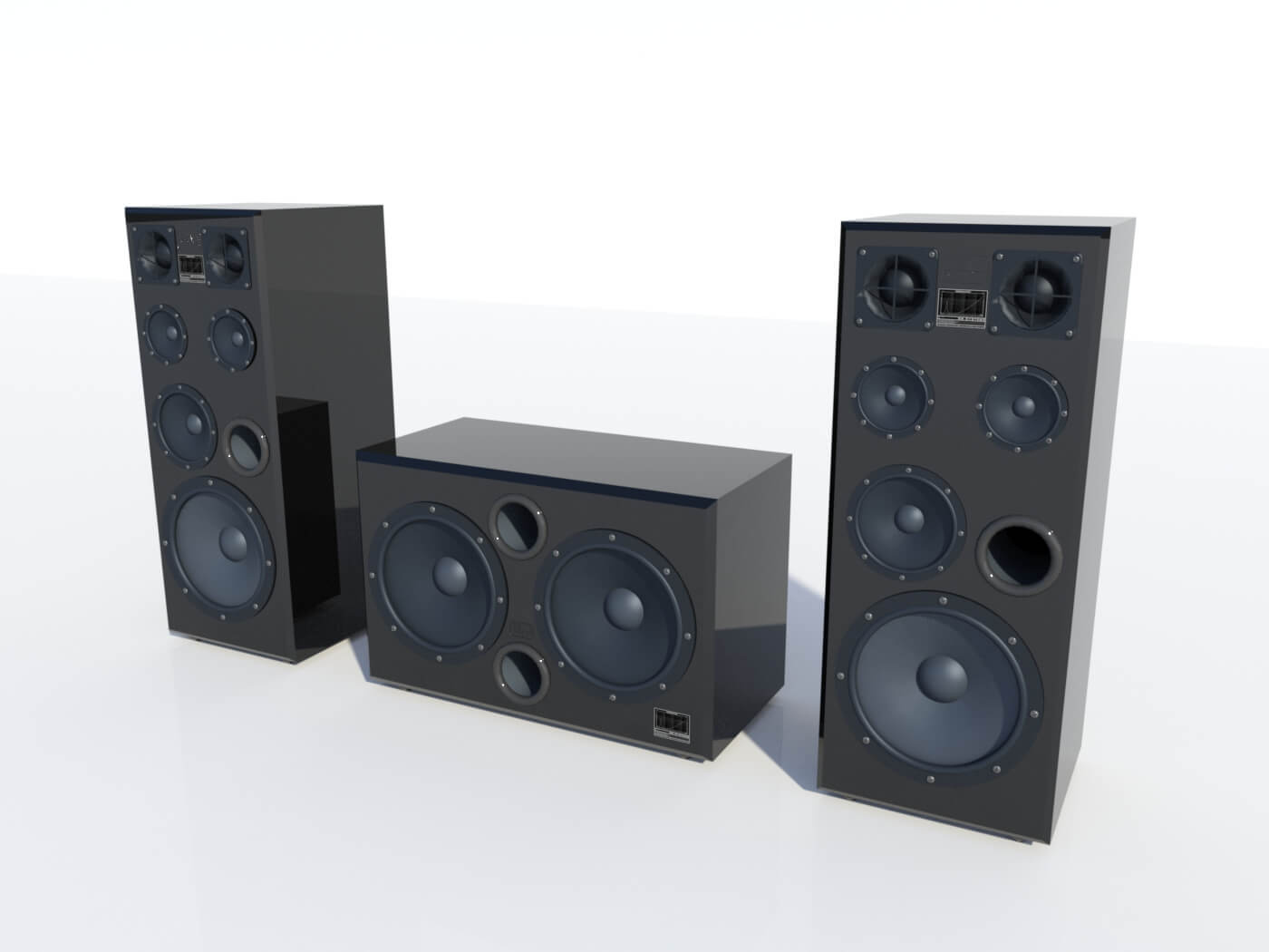 GM Speaker Set - 3D Model by GMArtworks