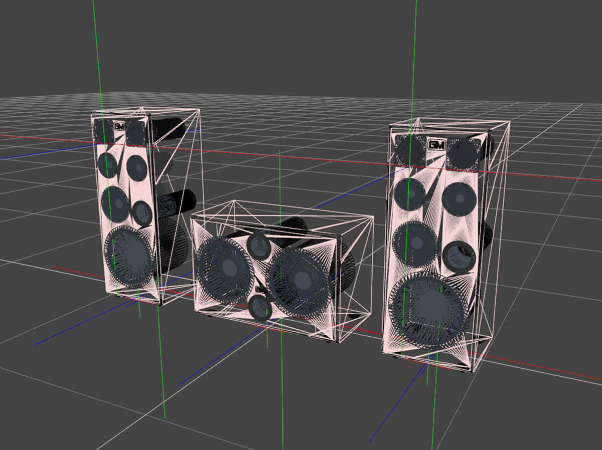 GM Speaker Set - 3D Model by GMArtworks