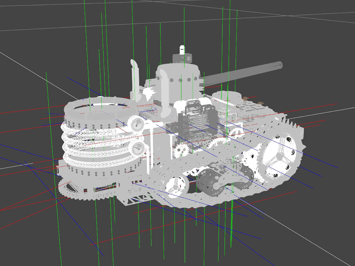 GM T-70 Steampunk Tank 3D Model by GMArtworks