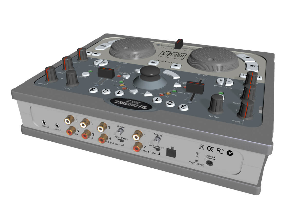 Hercules MK2 DJ Console (Bryce 7) - 3D Model by GMArtworks