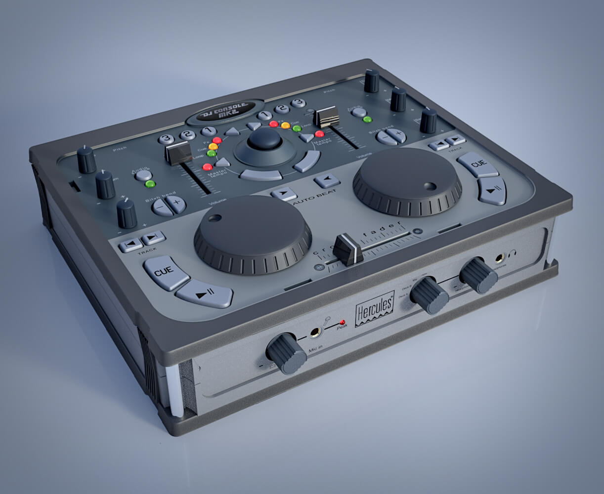 Hercules MK2 USB Controller - 3D Model by GMArtworks