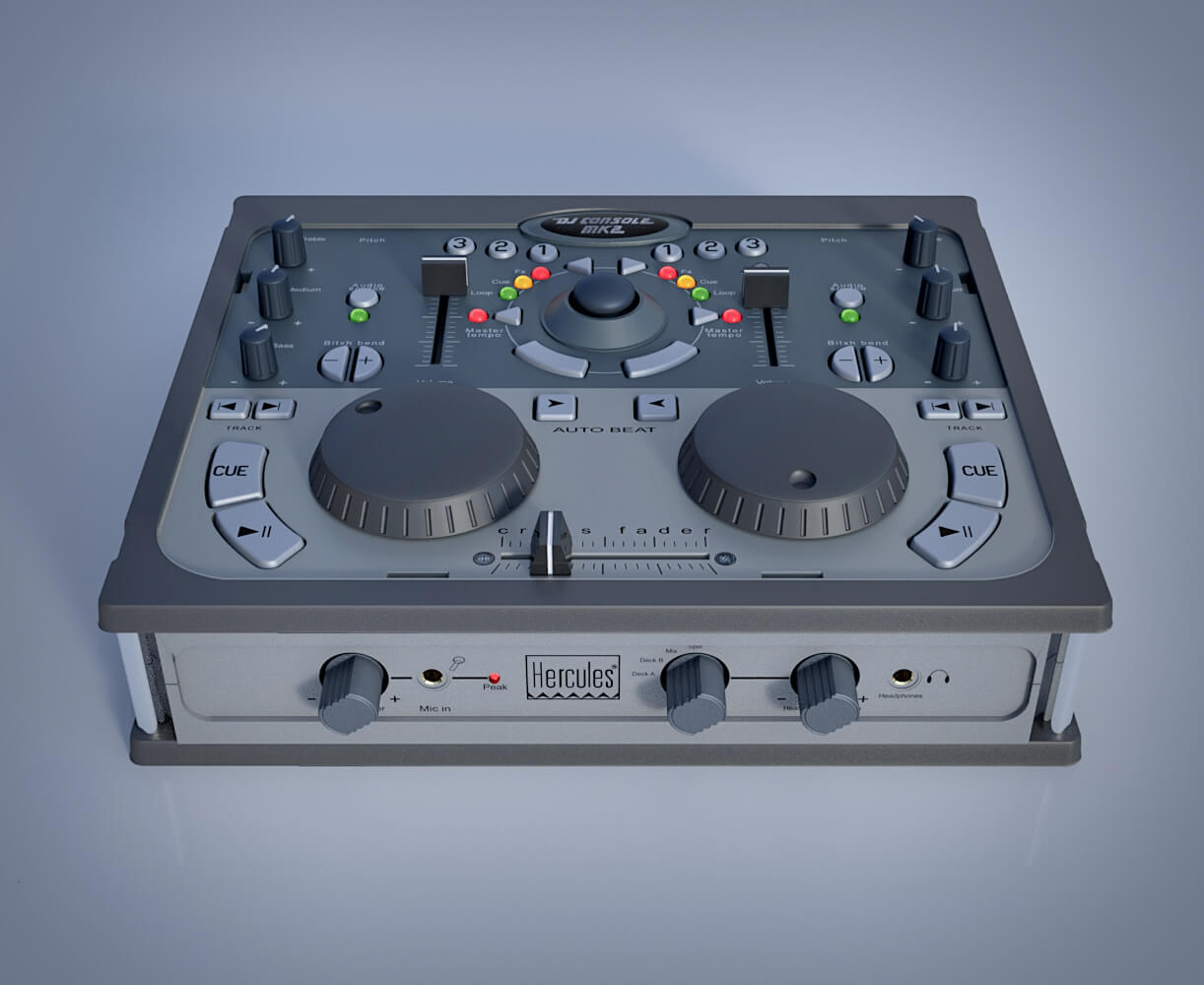 Hercules MK2 USB Controller - 3D Model by GMArtworks