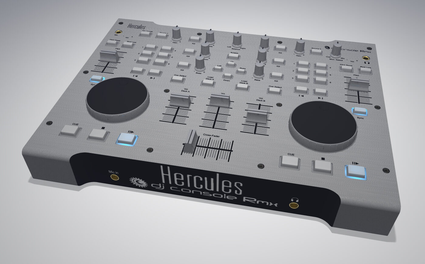 Hercules Rmx DJ Controler (Bryce 7 Model) - 3D Model by GMArtworks