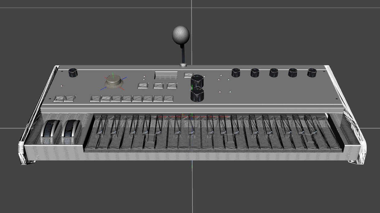 Korg Microkorg - 3D Model by GMArtworks
