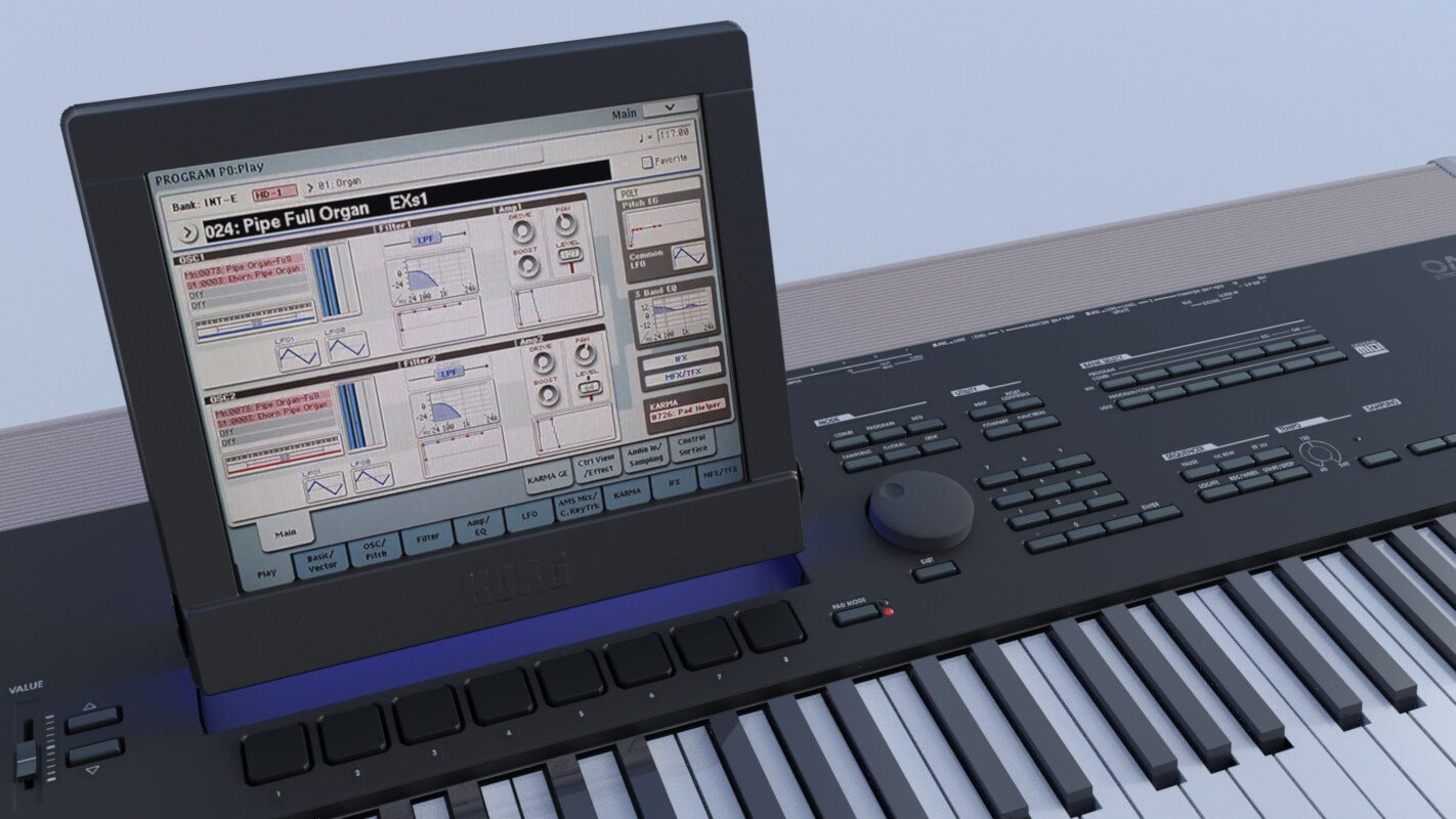 Korg Oasys Synthesizer - 3D Model by GMArtworks