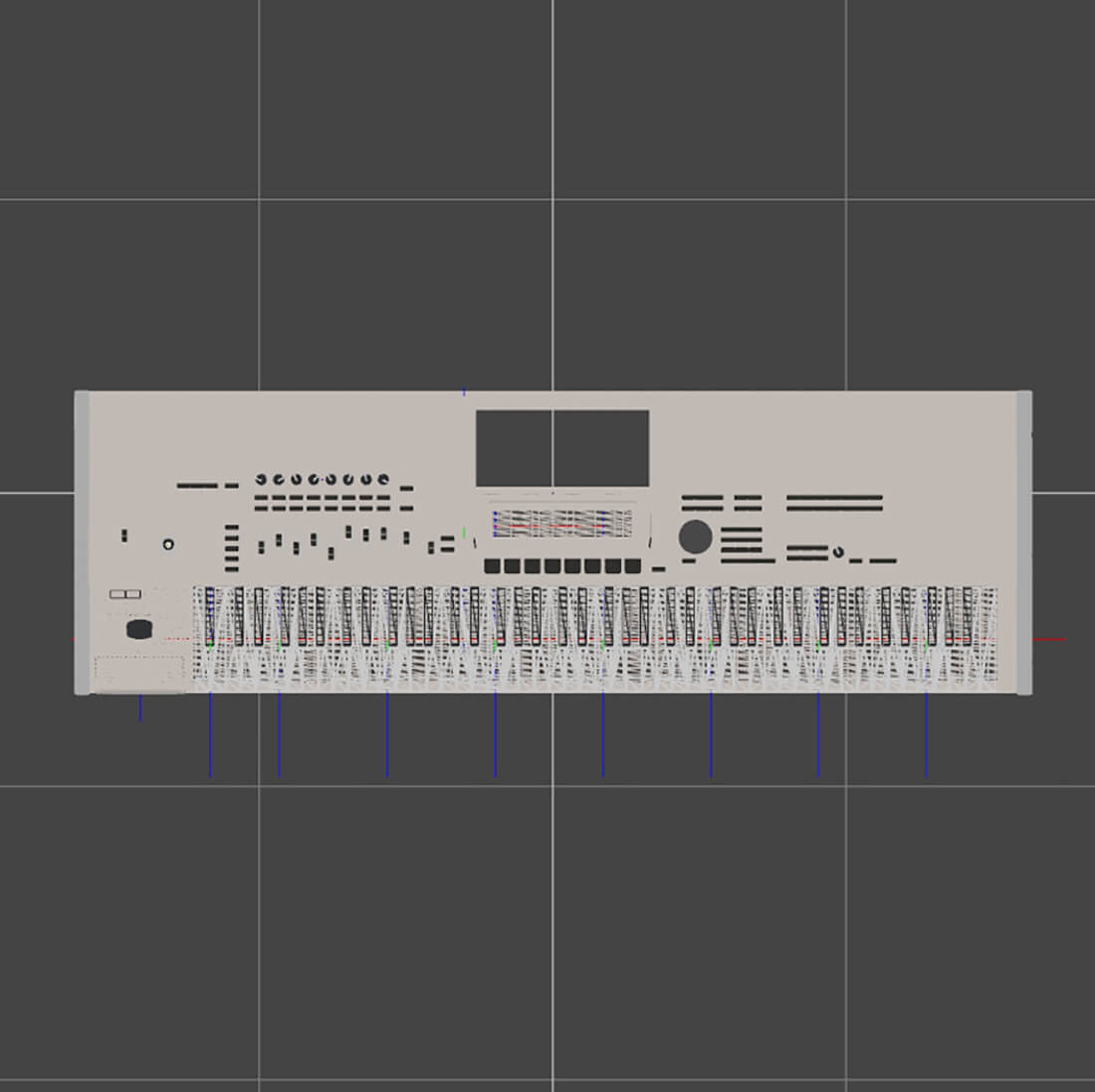 Korg Oasys Synthesizer - 3D Model by GMArtworks