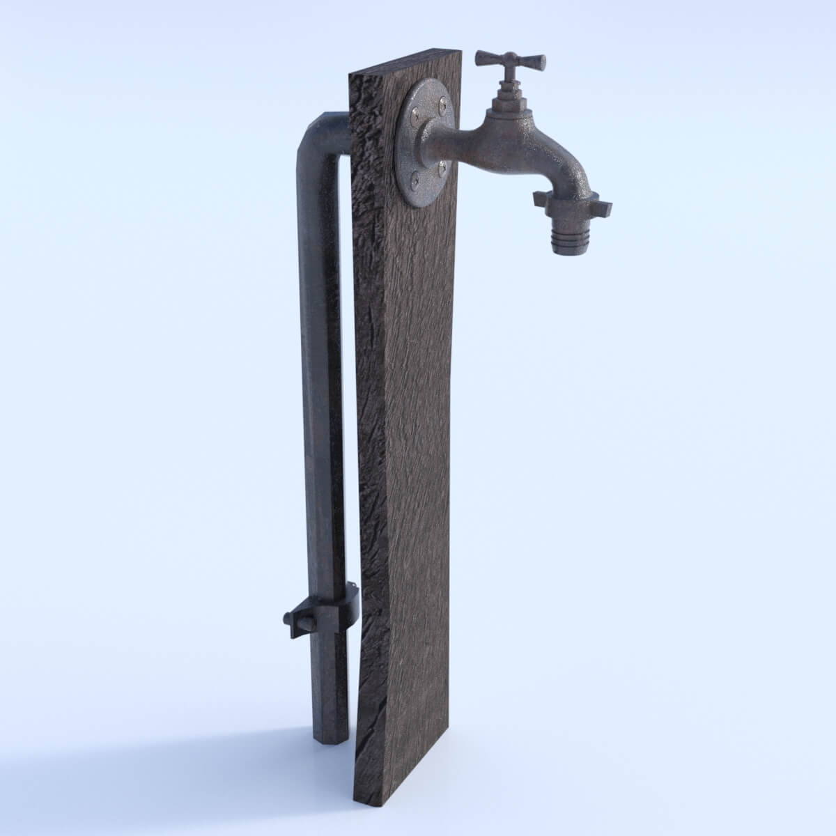 Old Garden Water Tap - Free 3D Model by GMArtworks