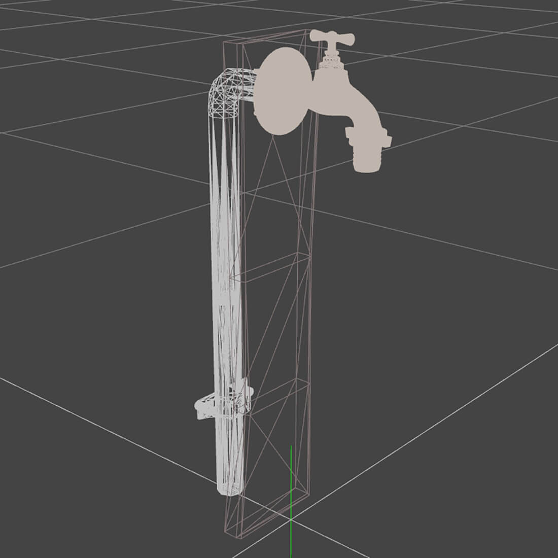 Old Garden Water Tap - Free 3D Model by GMArtworks