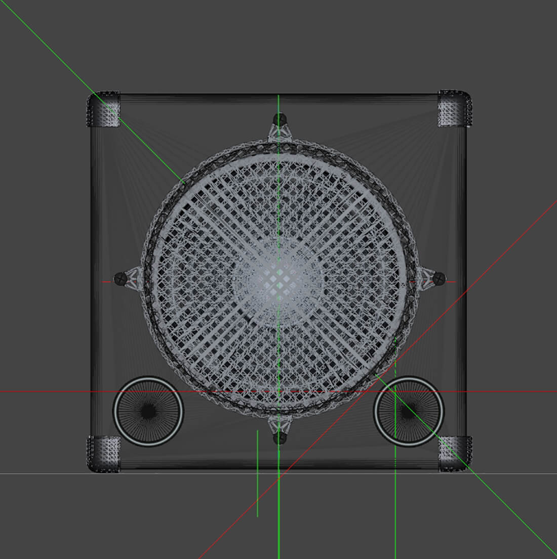 Pa Speaker Set and Subwoofer - 3D Model by GMArtworks