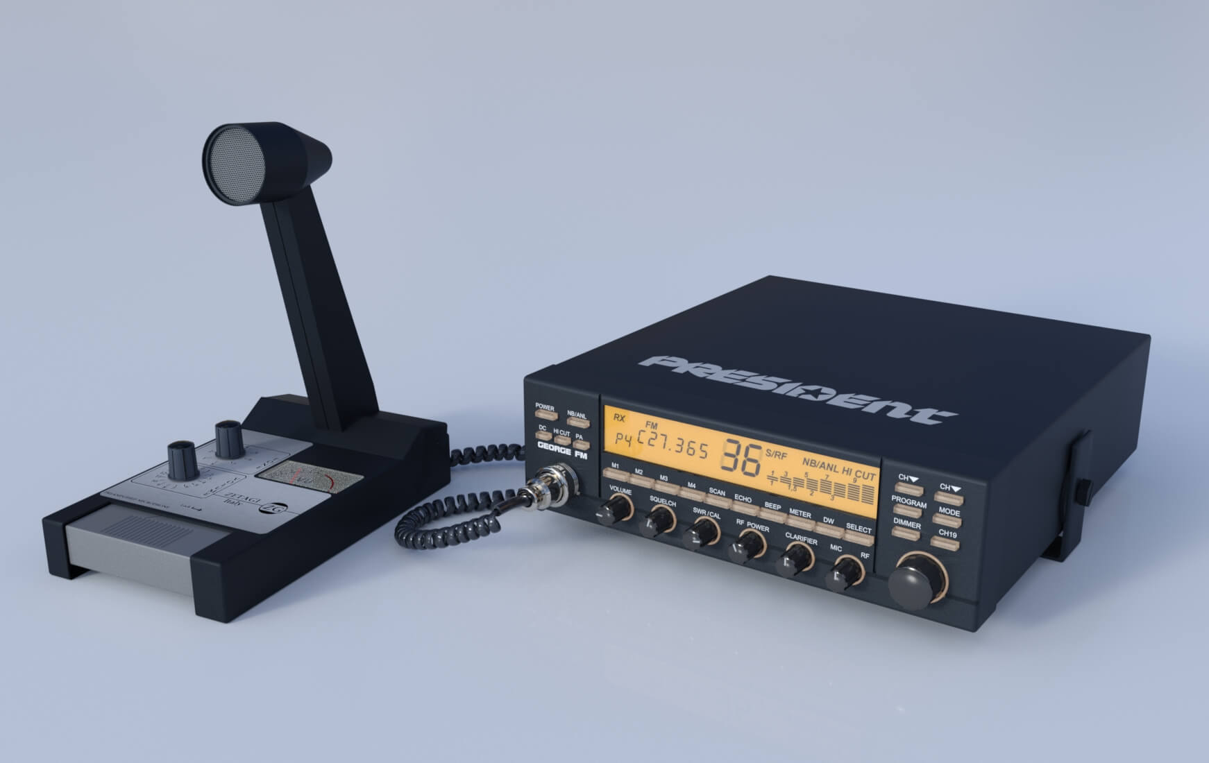 President George CB Radio - 3D Model by GMArtworks