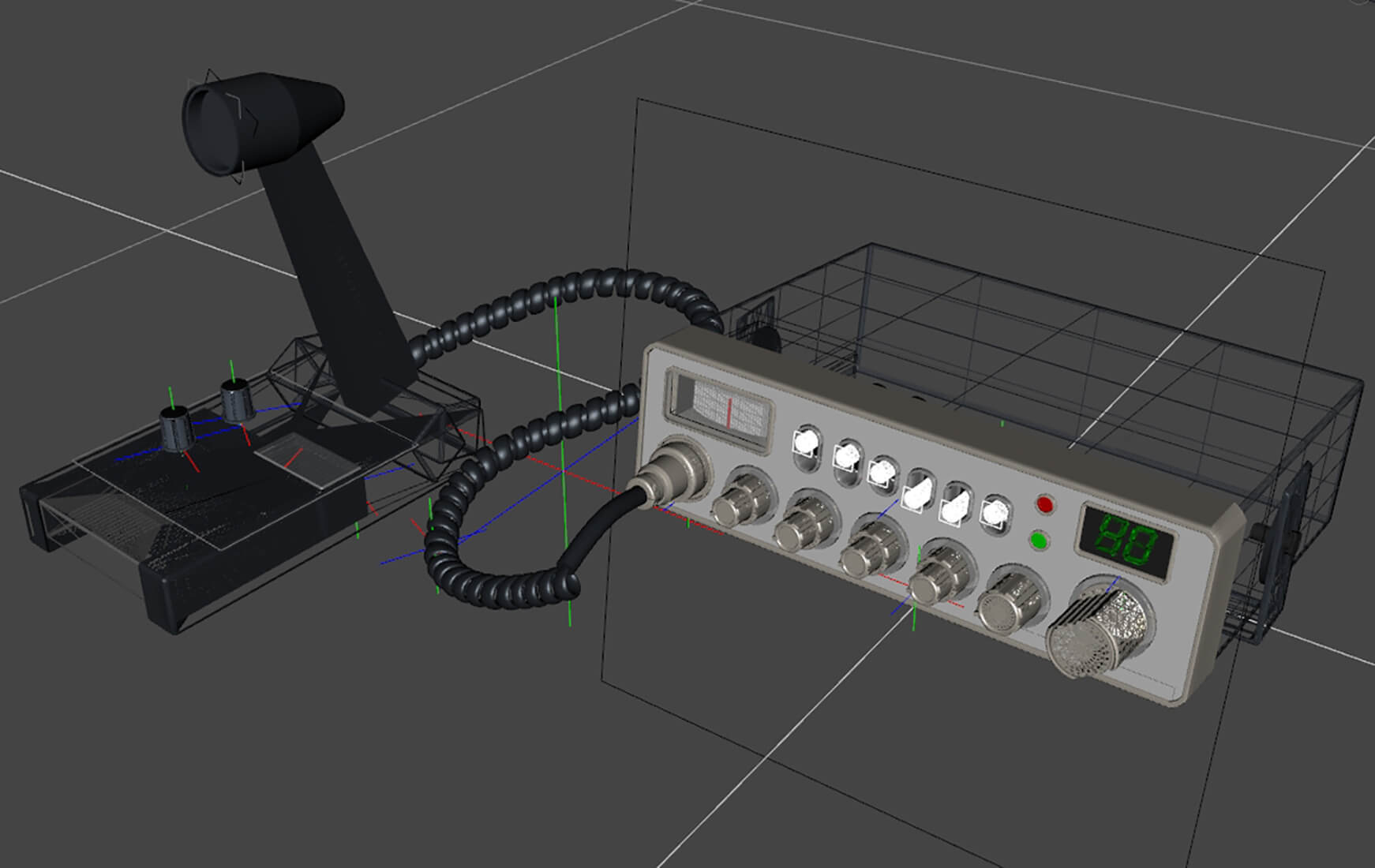 President Jackson II Classic CB Radio - 3D Model by GMArtworks